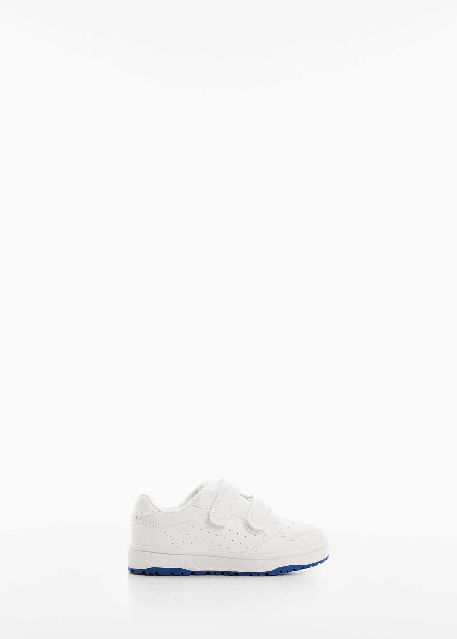 MANGO Velcro Fastening Sneakers in White | endource