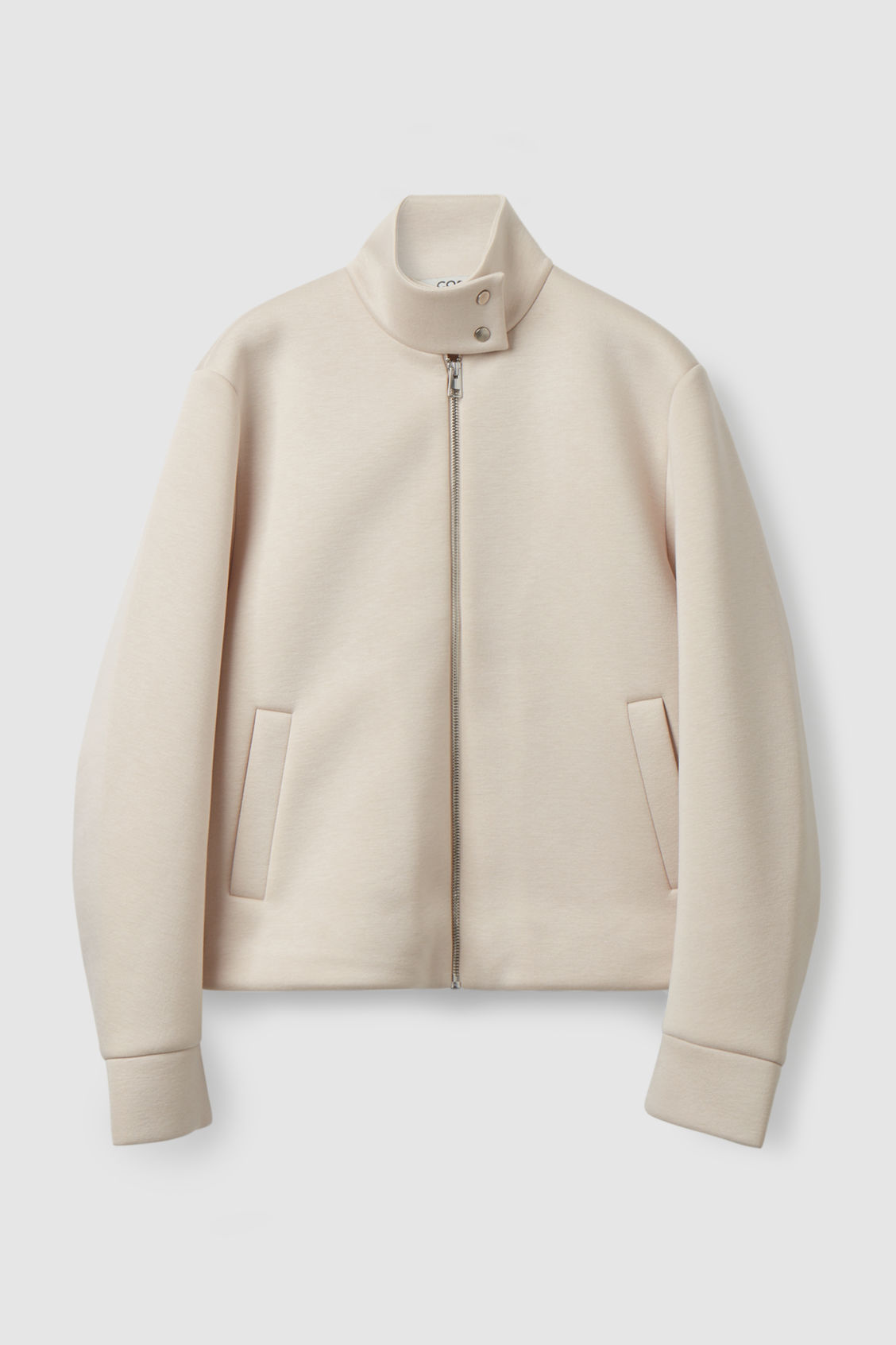 COS Boxy Jacket in LIGHT BEIGE | Endource