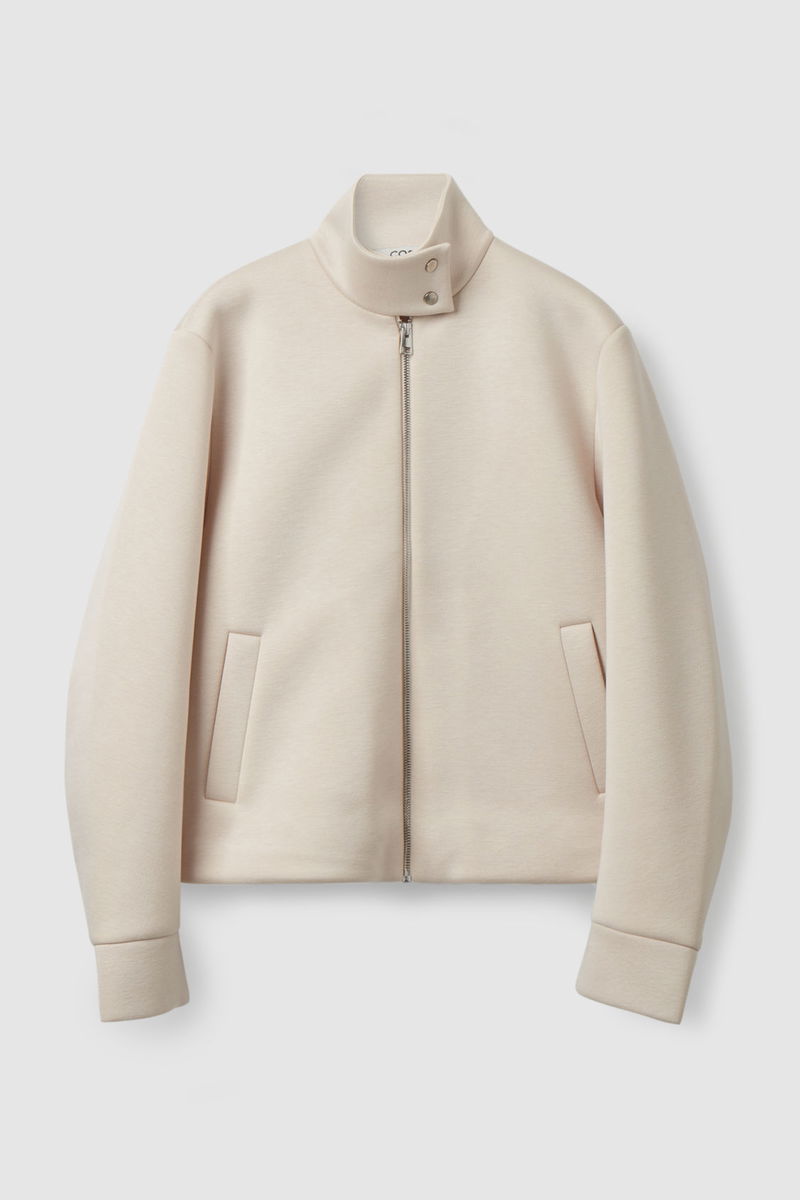 COS Boxy Jacket in LIGHT BEIGE | Endource