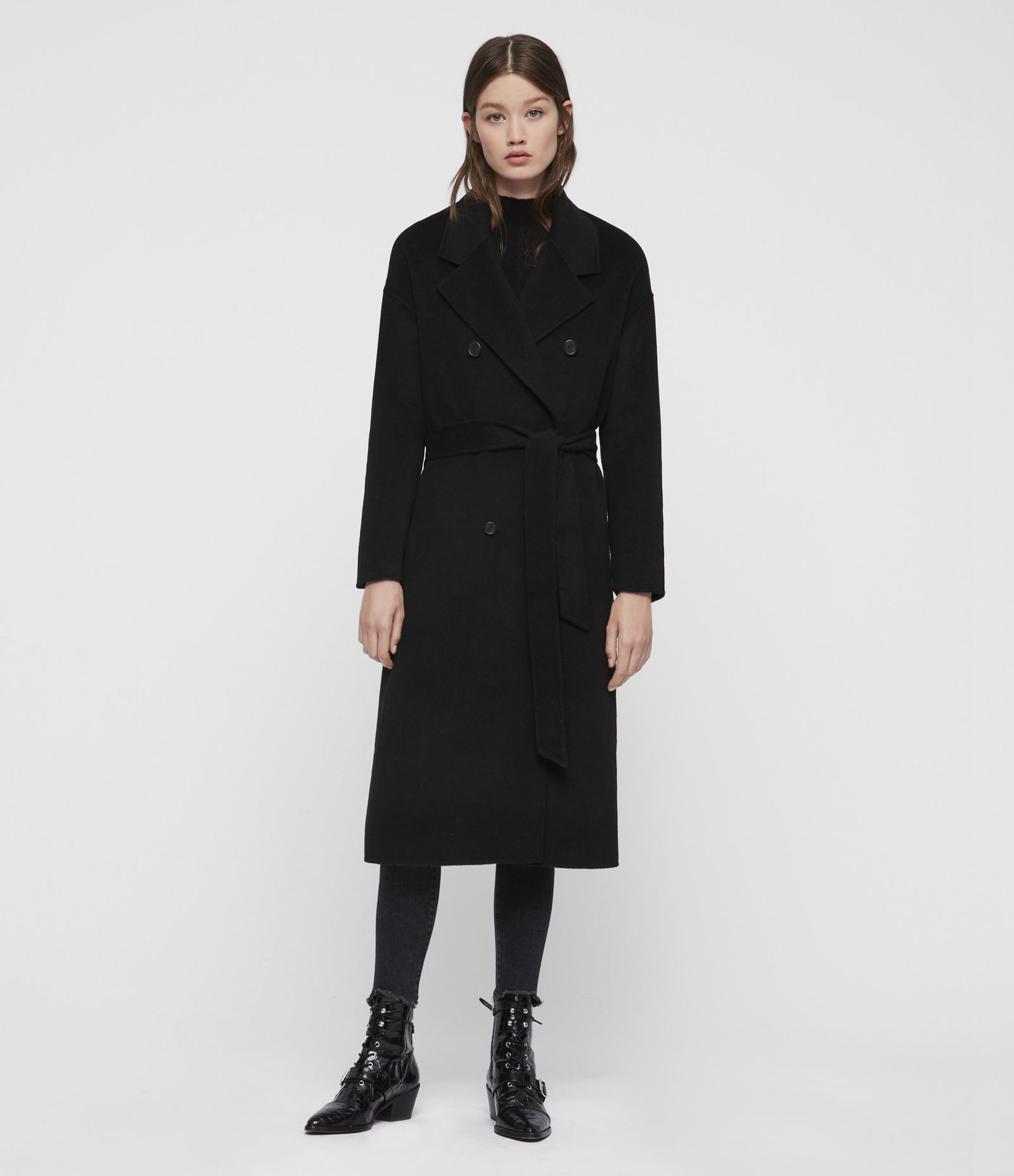 ALLSAINTS Maddison Coat in Black | Endource