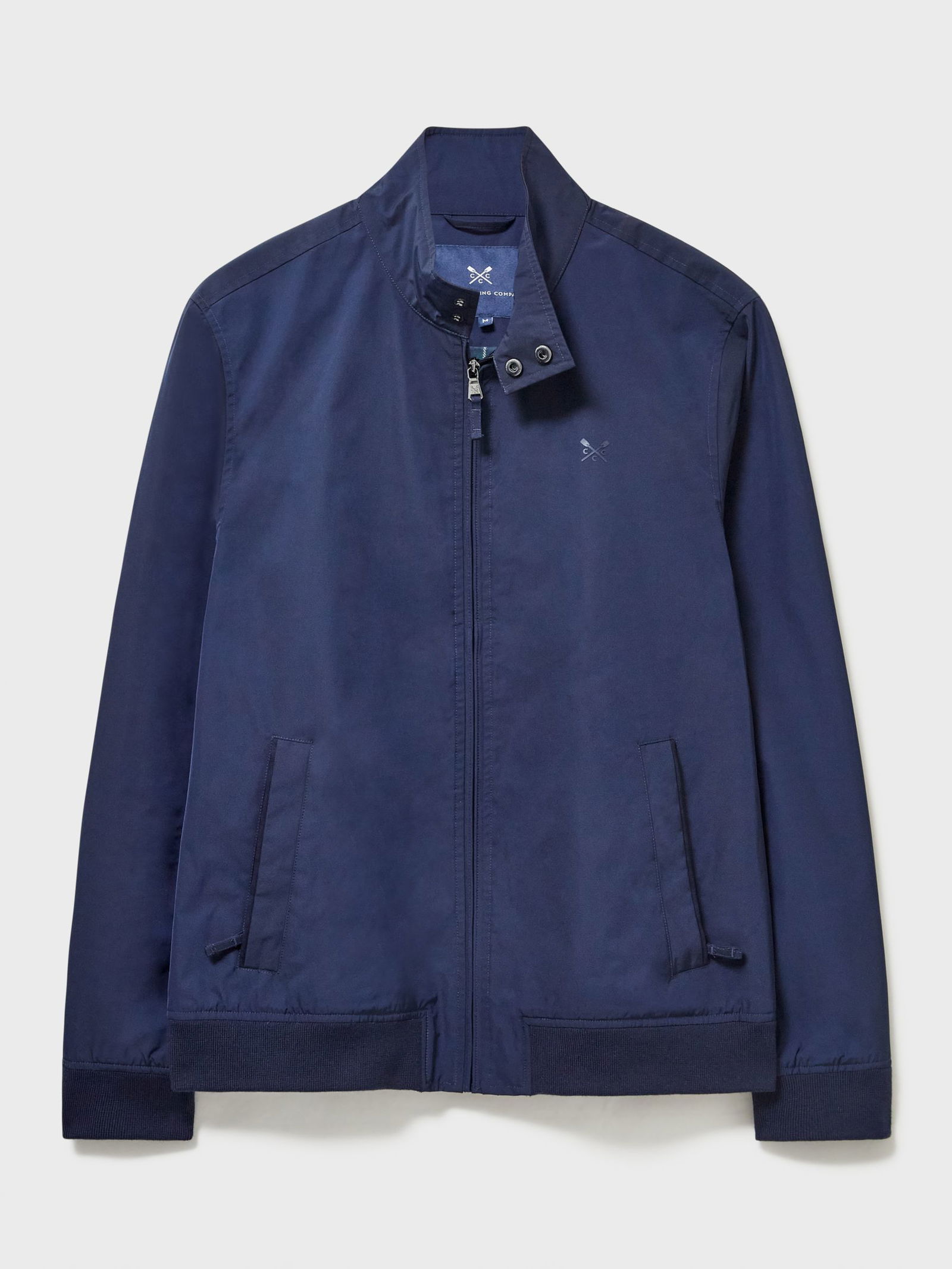 CREW CLOTHING Classic Harrington Jacket in Navy | endource
