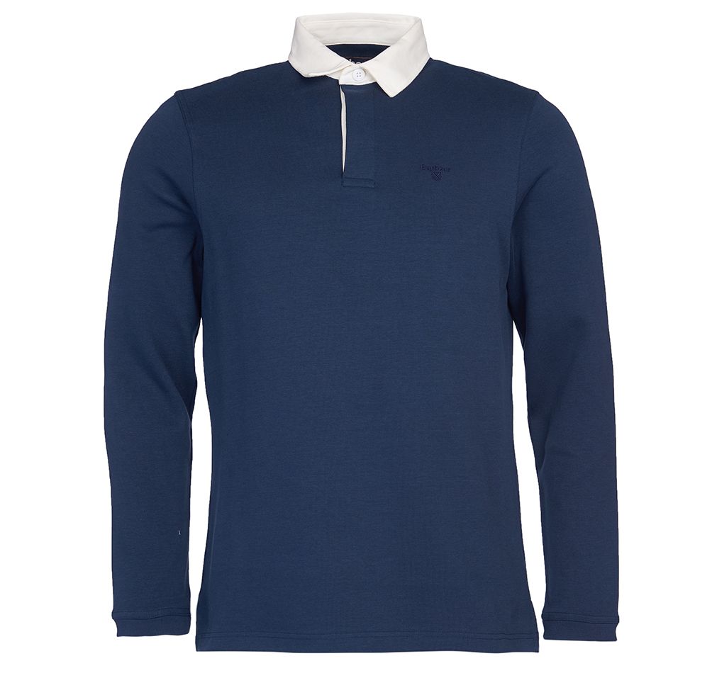 BARBOUR Sinclair Rugby Shirt in Navy | endource