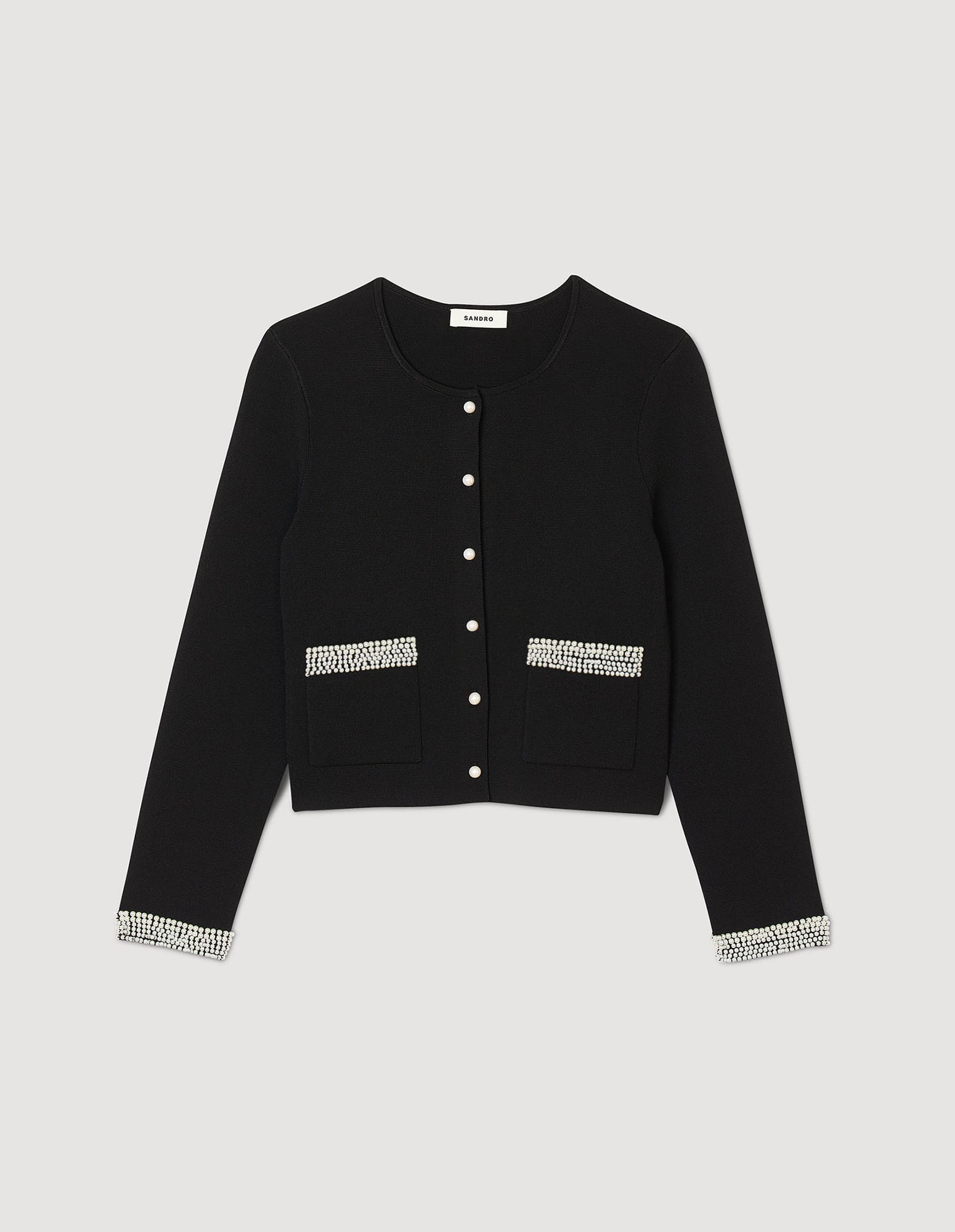 SANDRO Beaded Cardigan | endource