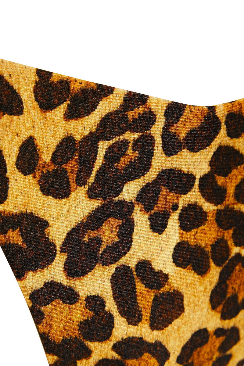 ZIMMERMANN Leopard-Print Low-Rise Bikini Briefs in Animal Print | Endource