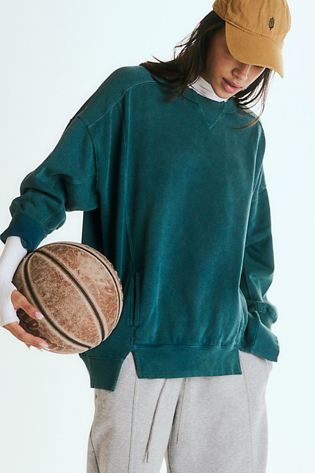 FREE PEOPLE Intercept Tunic in Emerald Green | Endource