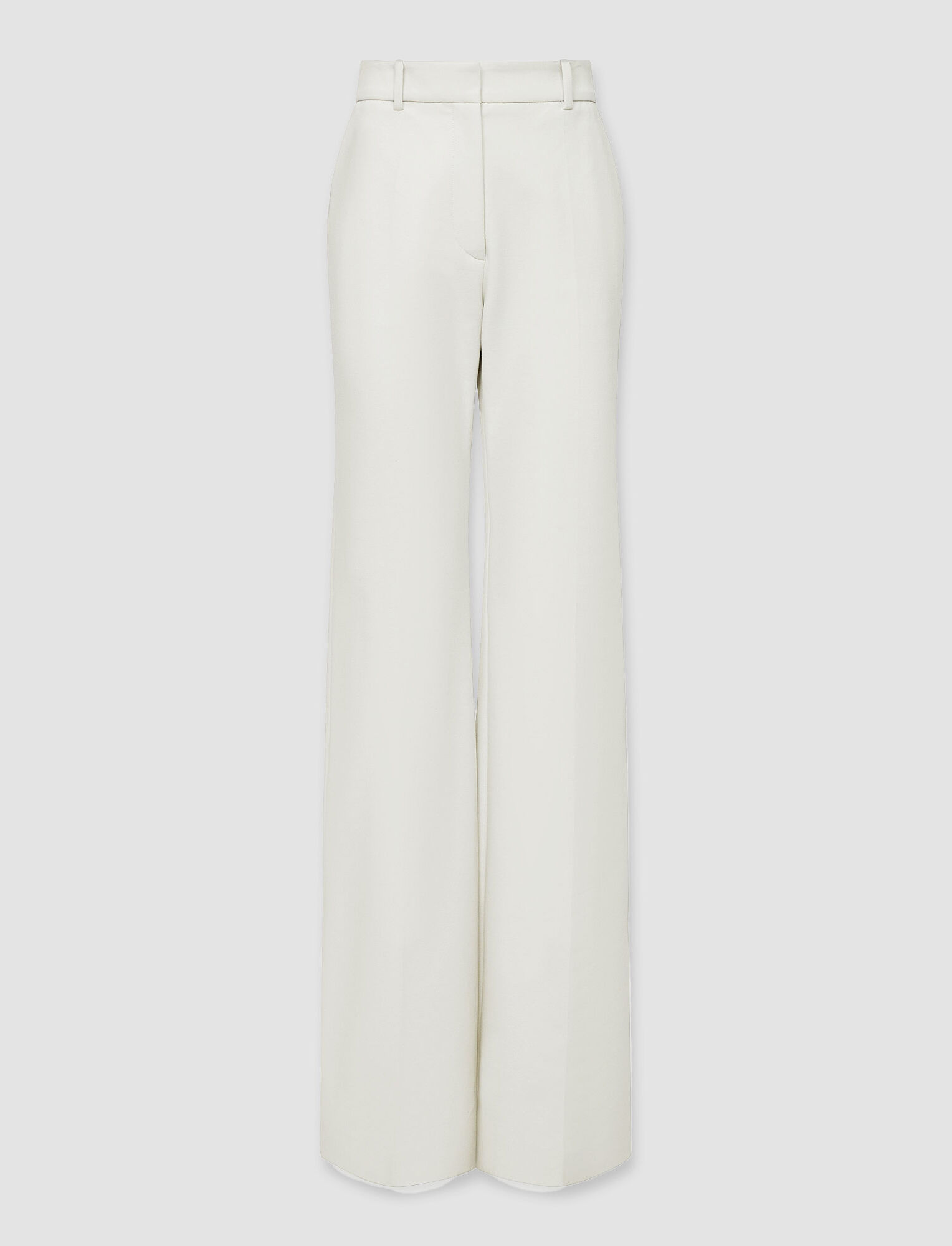 JOSEPH Toile Stretch Tafira Trousers in Ivory | endource