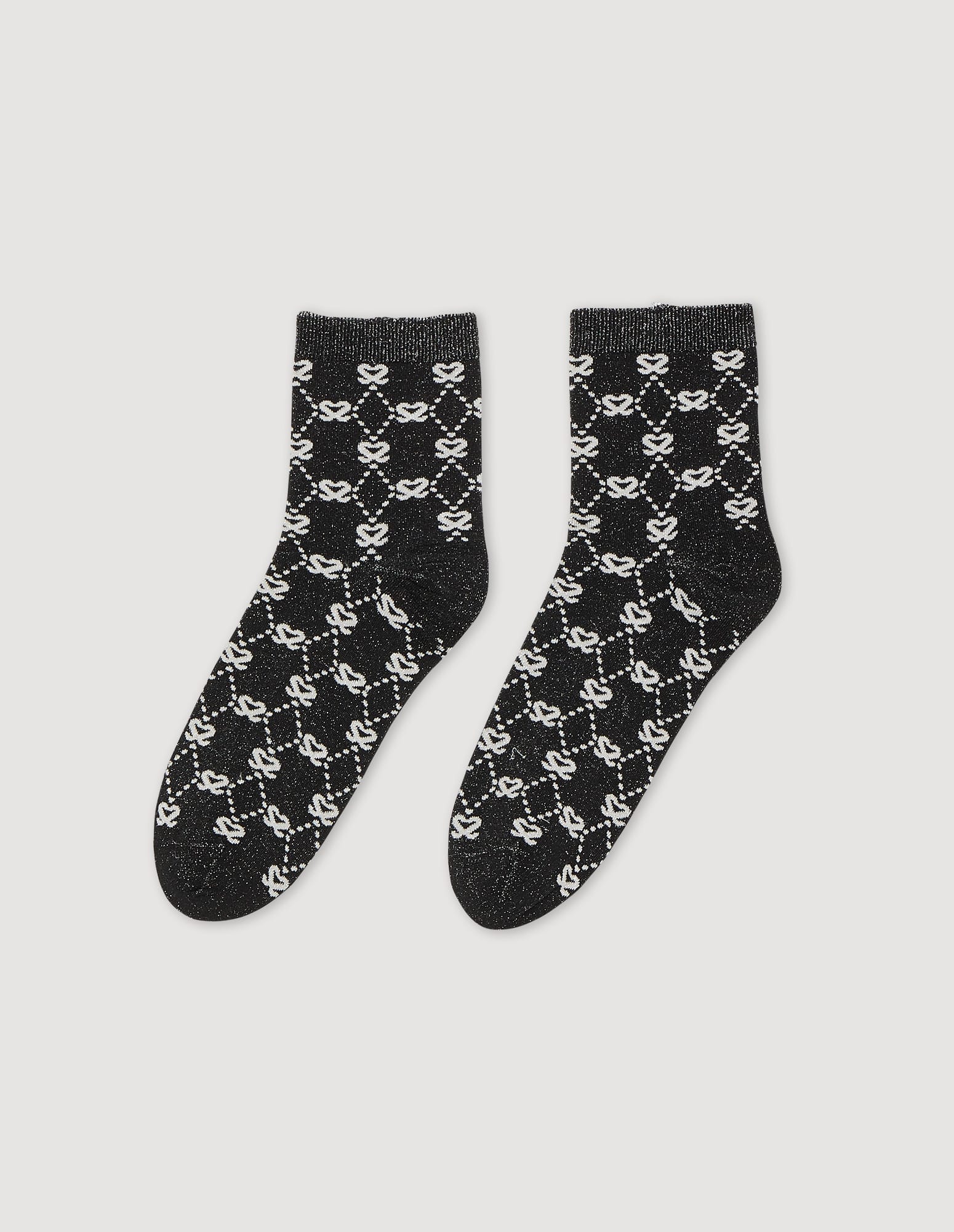 SANDRO Double S Jacquard Socks | endource