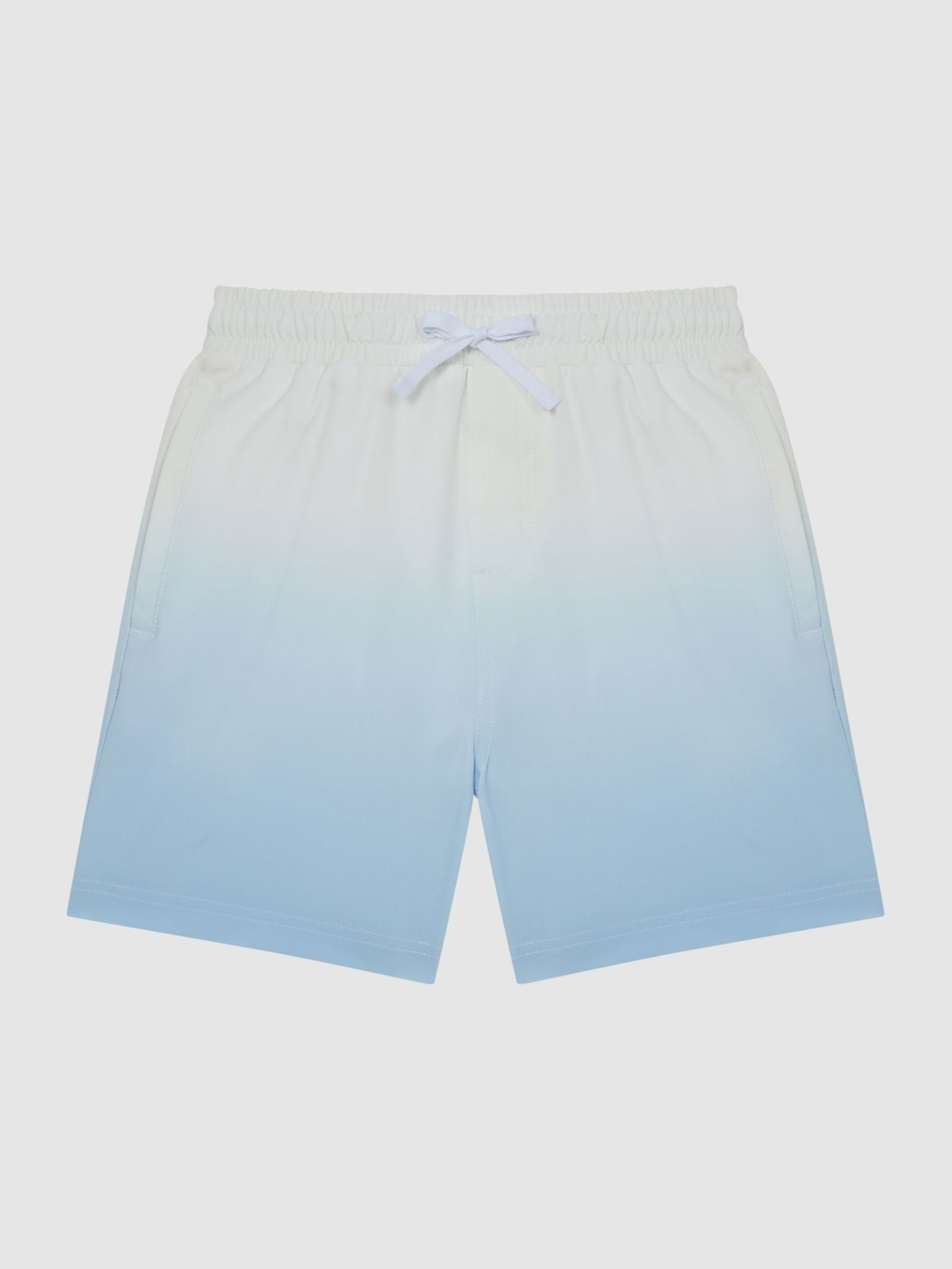 REISS Cove Ombre Drawstring Swim Shorts in Blue | endource
