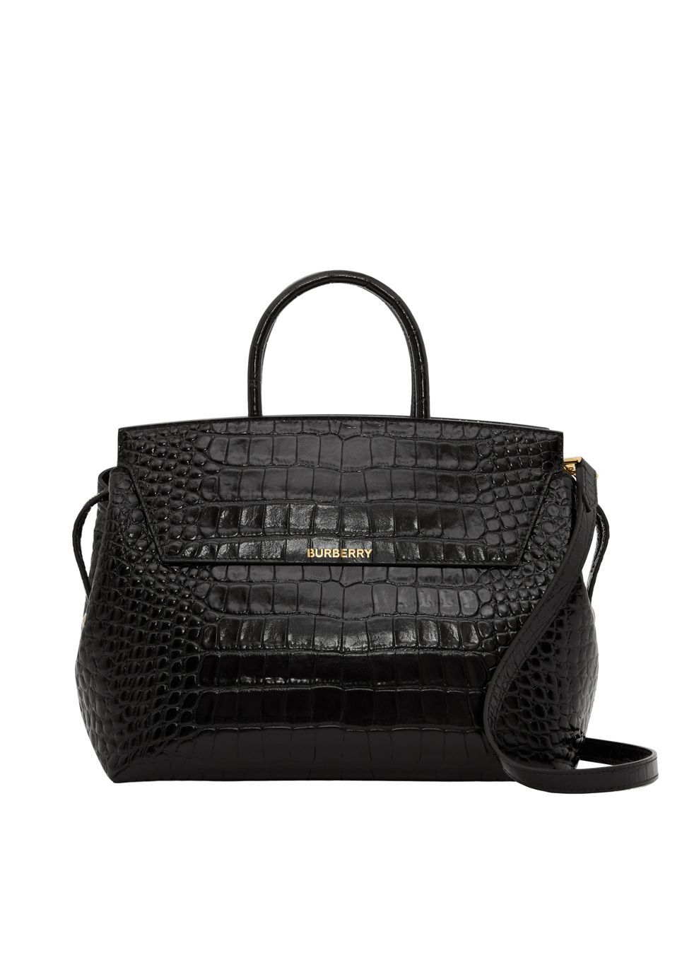 BURBERRY Embossed Leather Medium Catherine Bag | endource