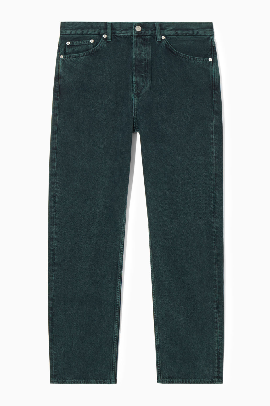 COS Signature Straight Jeans in GREEN | endource
