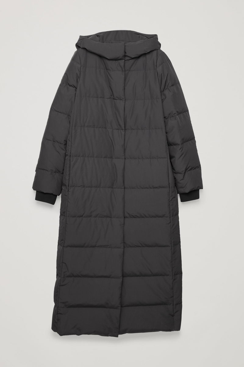 COS Hooded Long Puffer Coat | Endource