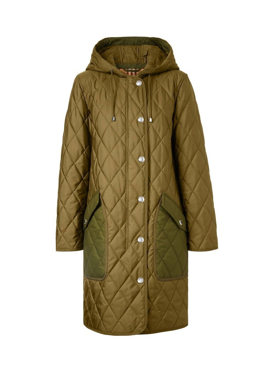 BURBERRY Diamond Quilted Thermoregulated Hooded Coat | Endource