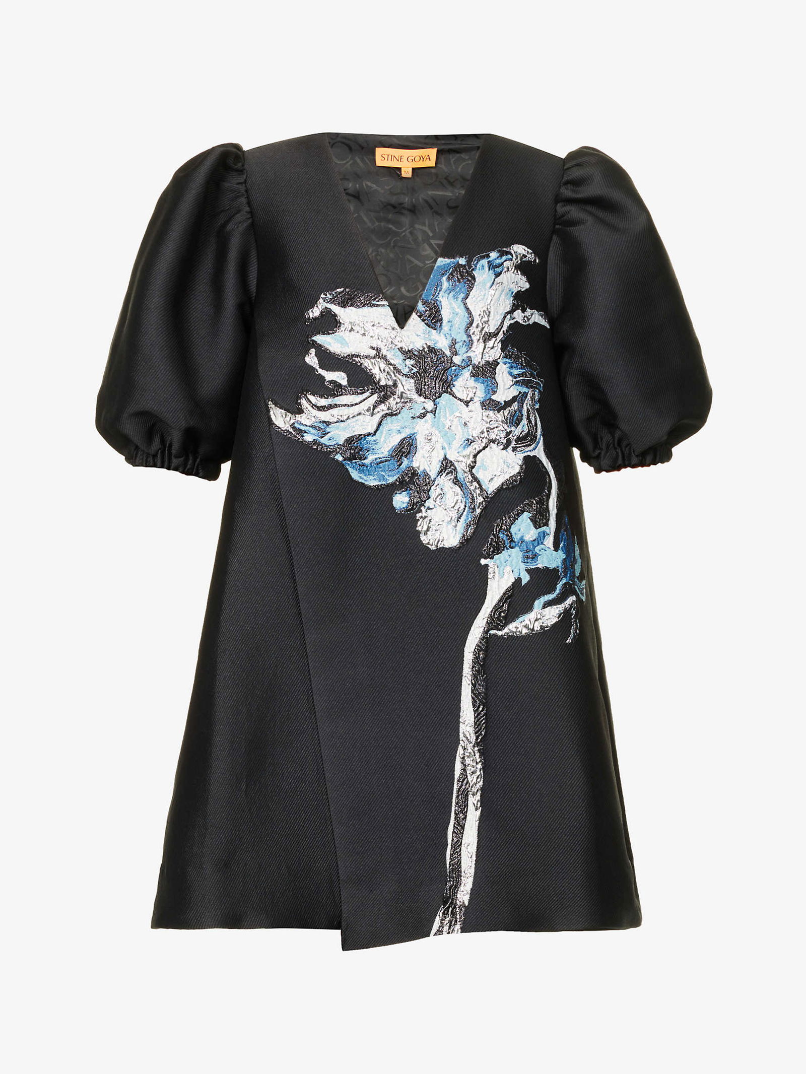 STINE GOYA Brethel Puff-Sleeved Mini Dress | endource