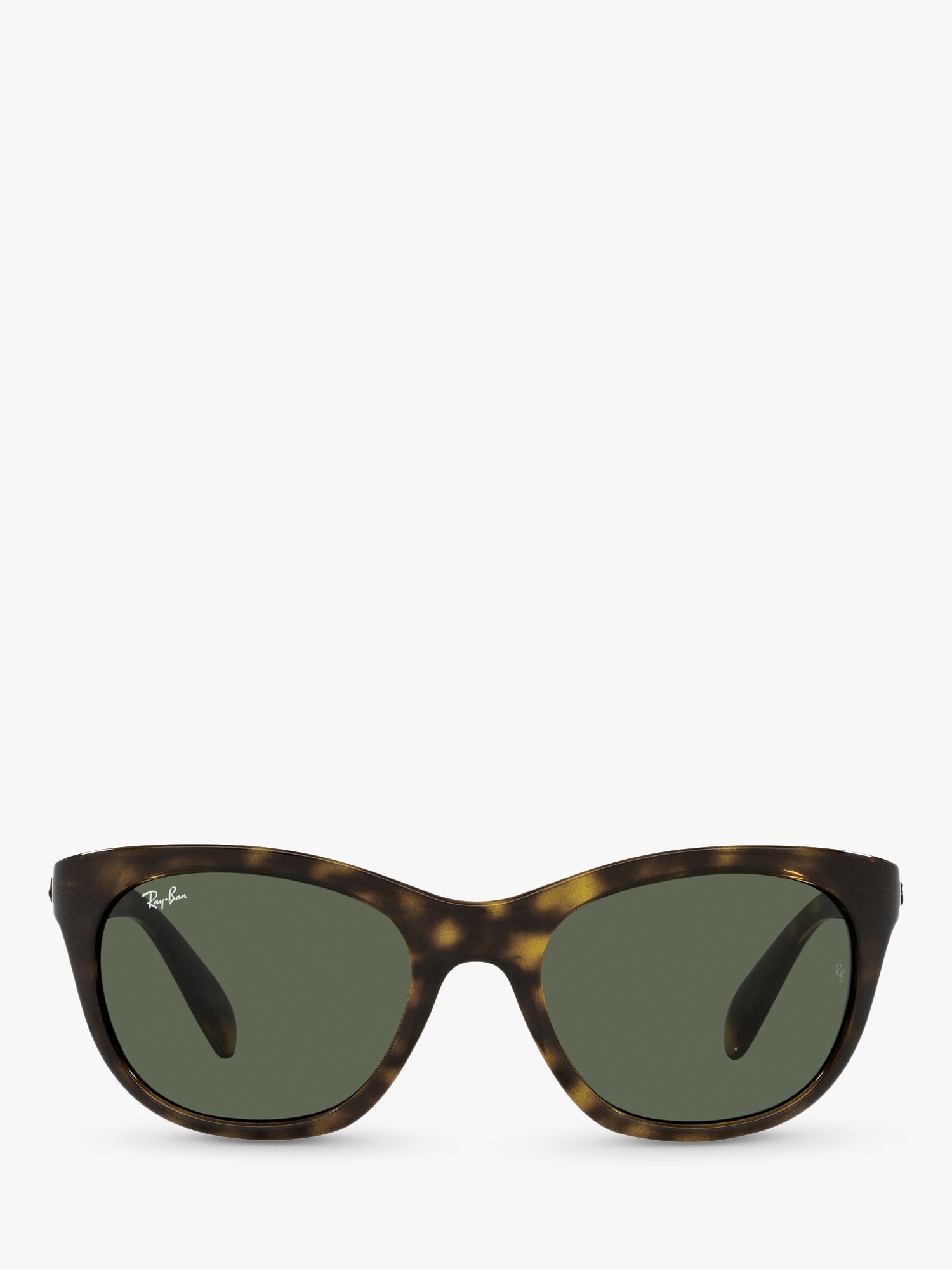 RAY-BAN RB4216 Women's Square Sunglasses in Havana/Green | endource