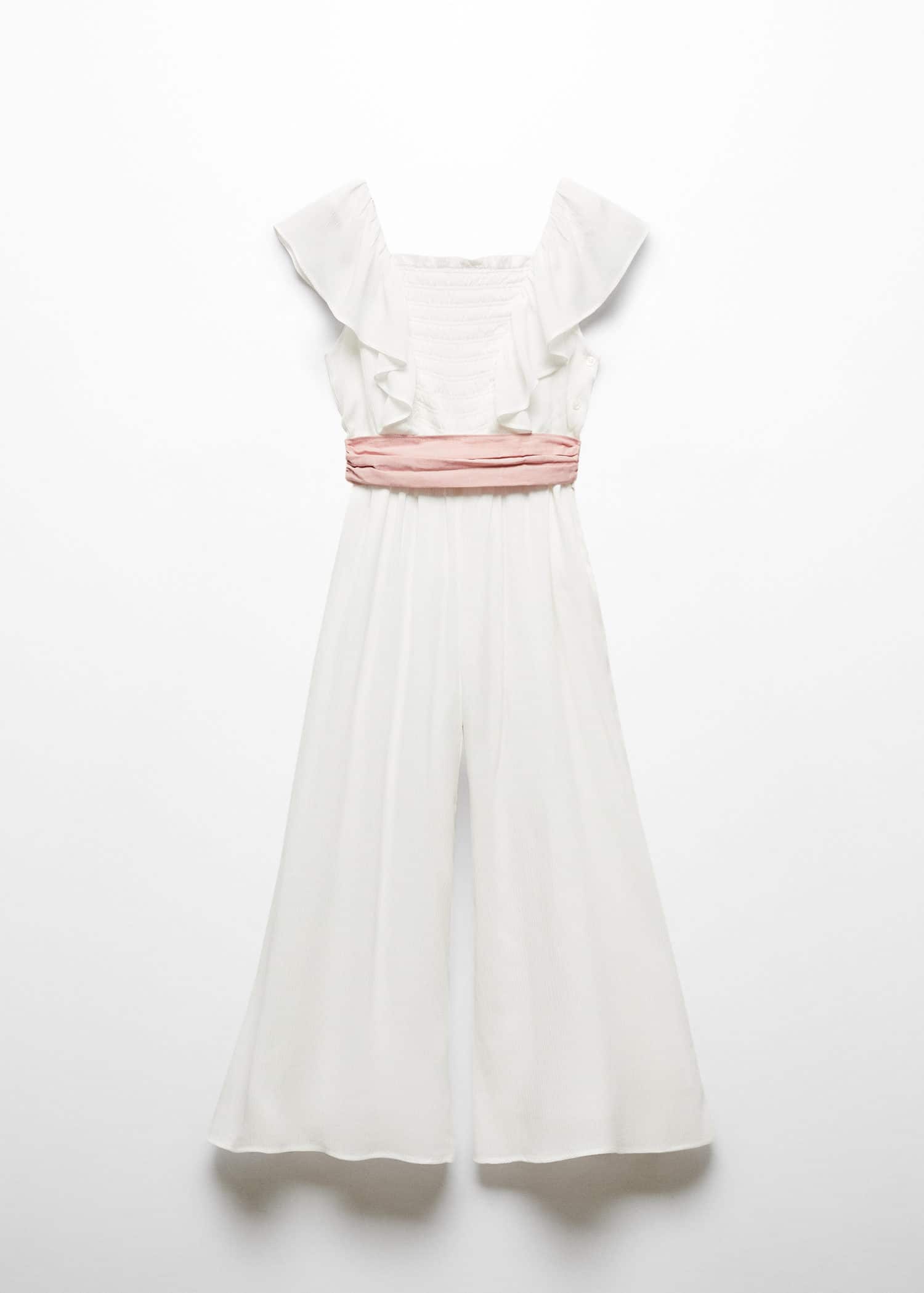 MANGO One-Piece Suit in White | Endource