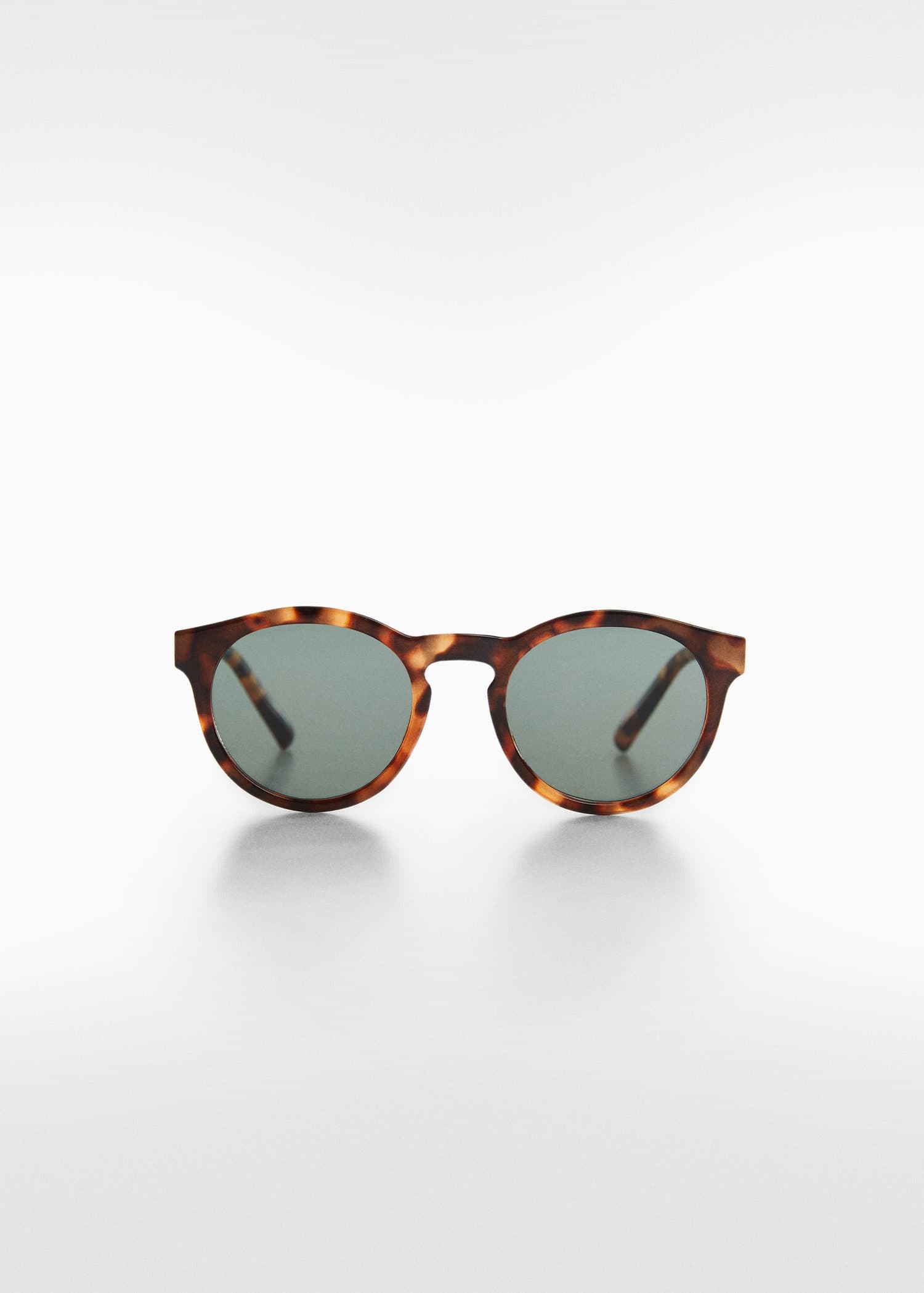 MANGO Retro Style Sunglasses in Chocolate | endource