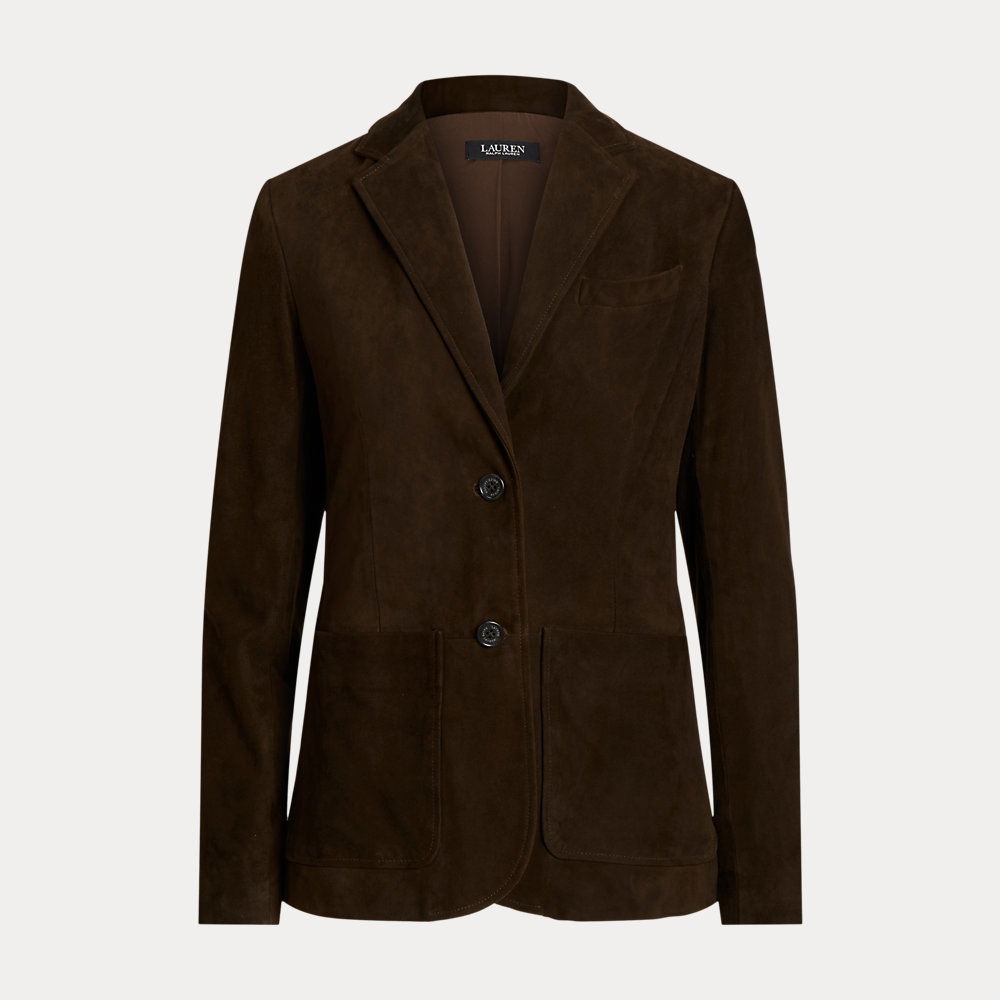 LAUREN RALPH LAUREN Goat-Suede Blazer | Endource