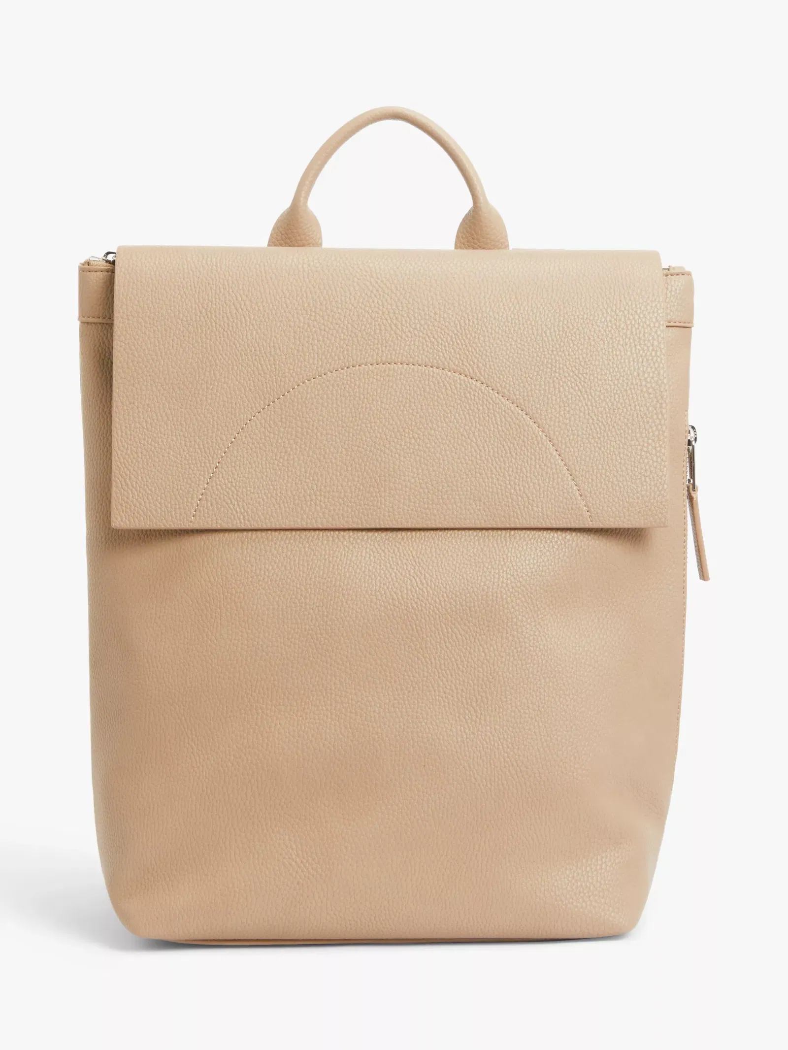 KIN Sia Foldover Backpack in Taupe | endource