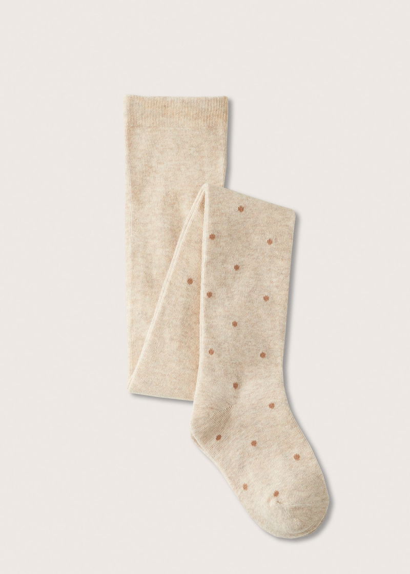 MANGO Polka-Dot Thick Tights | Endource