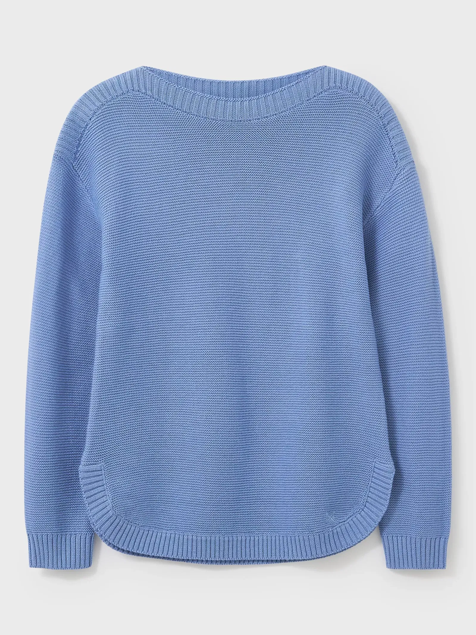 CREW CLOTHING Tali Boat Neck Jumper in Light Blue | endource