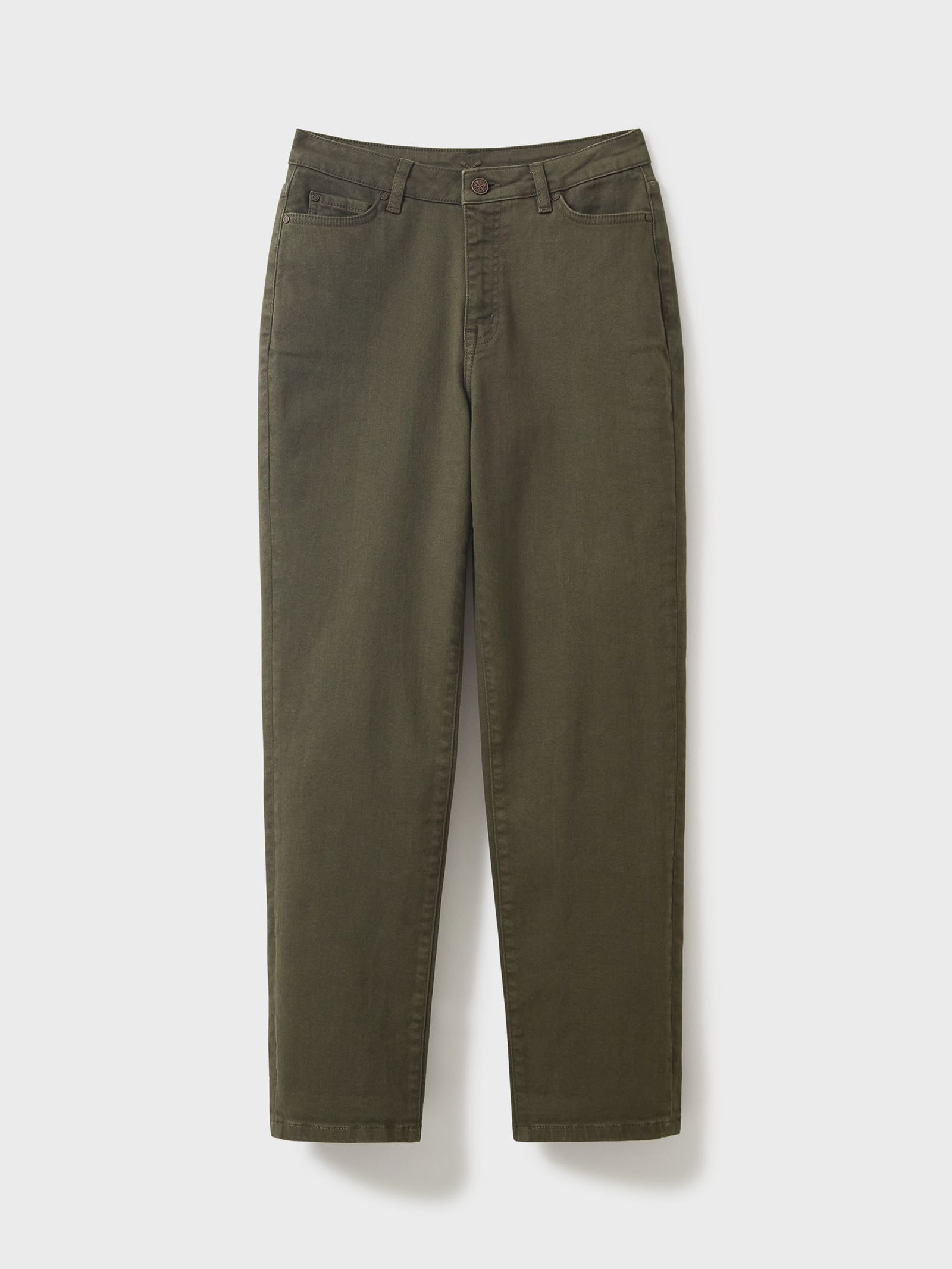 CREW CLOTHING Brompton Twill Trousers in Navy Blue | endource