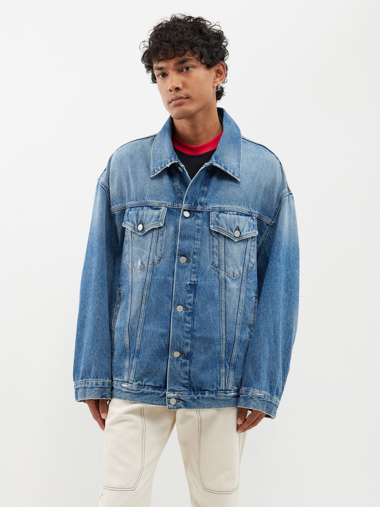 ACNE STUDIOS Morris Oversized Denim Jacket | endource