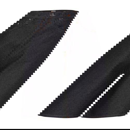 TOTEME Classic Denim Shorts in Black | endource