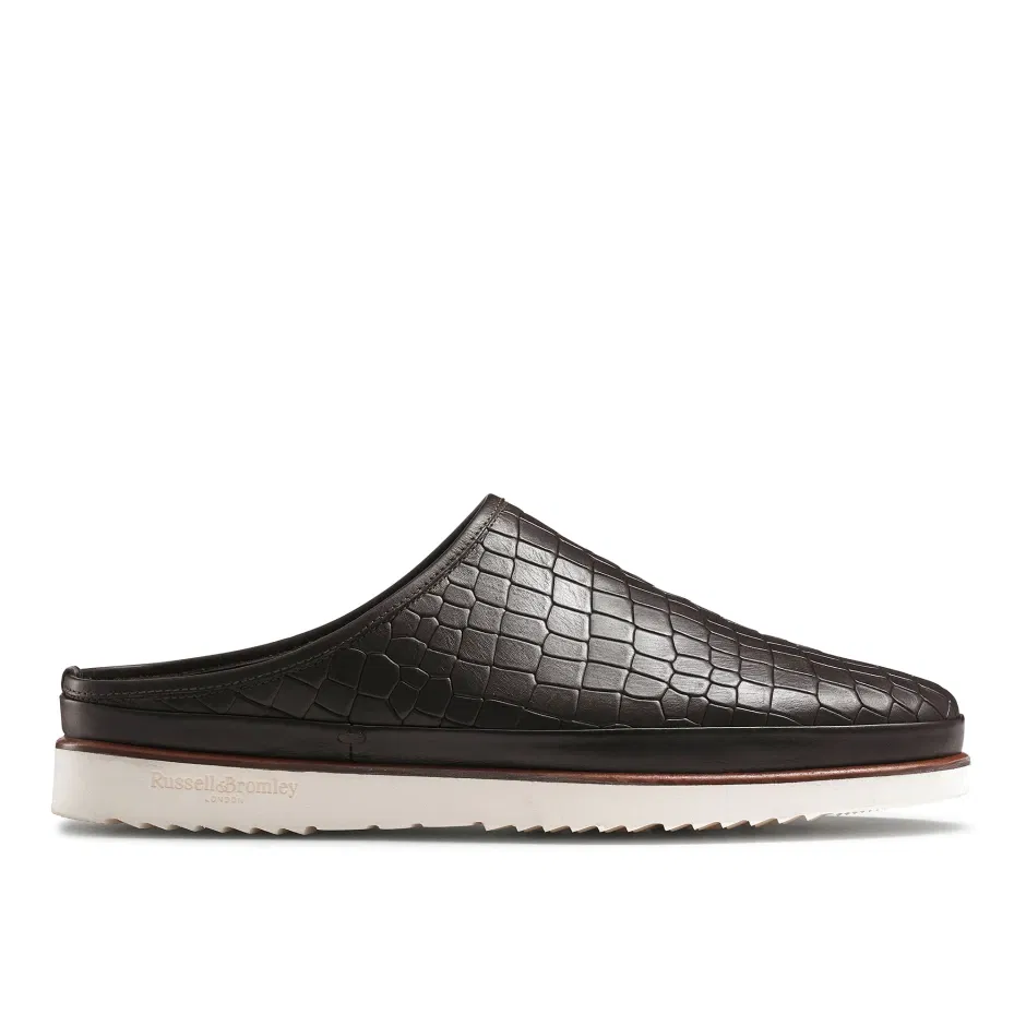 RUSSELL & BROMLEY San Cataldo Sneaker Mule in Crocodile | endource