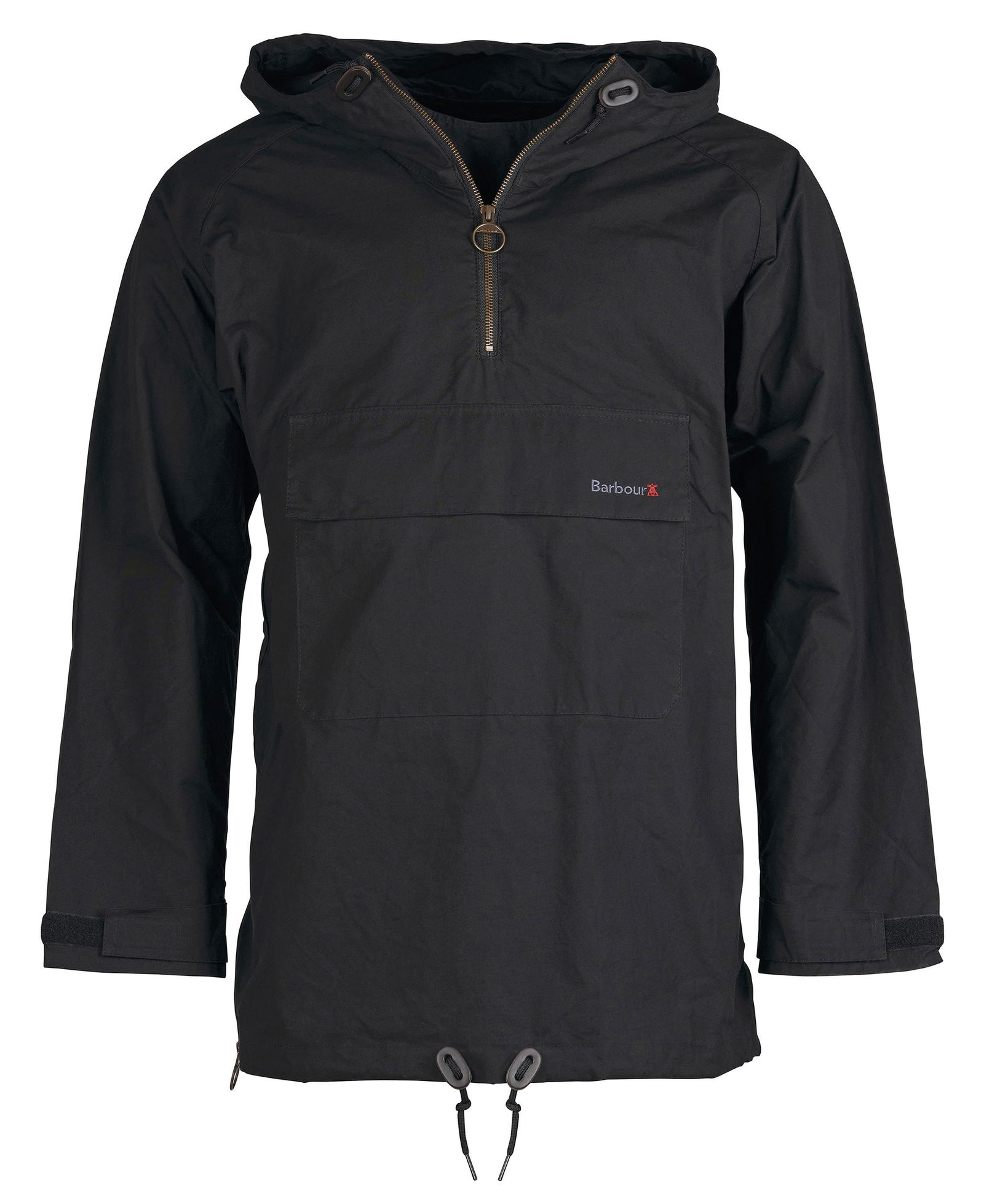 BARBOUR Lowland Smock Casual Jacket in Black | endource