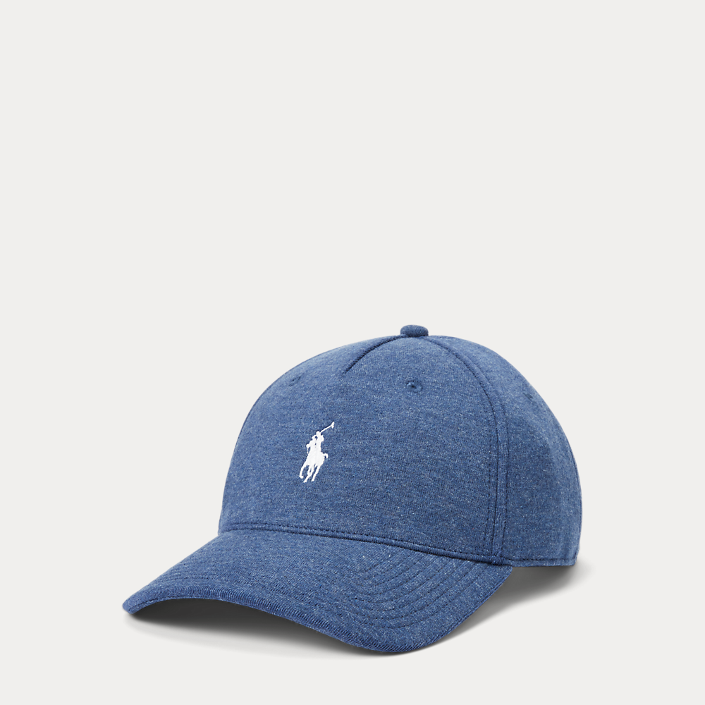 POLO RALPH LAUREN Double-Knit Jacquard Ball Cap in Blue | endource