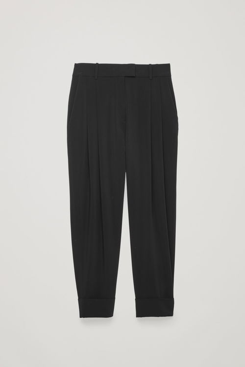 COS Relaxed Pleated Trousers | Endource