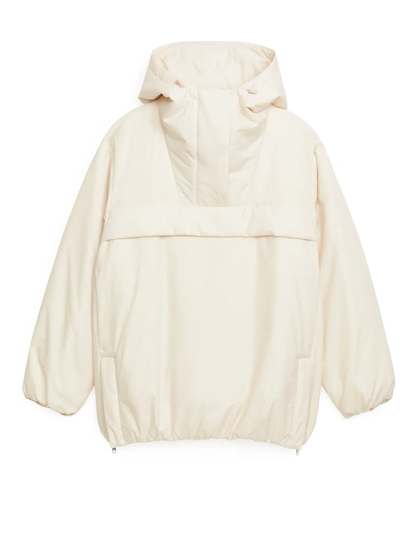 ARKET Padded Outdoor Anorak in Beige | Endource