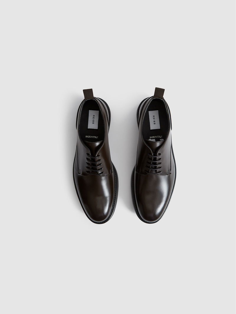 REISS Aden Leather Derby Shoes | endource