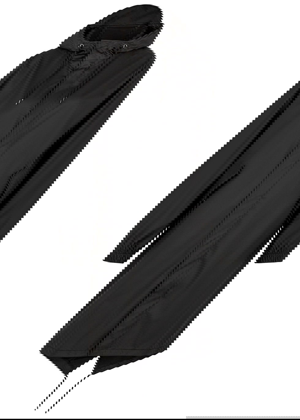 RAINS Fishtail Rubberised Raincoat | endource