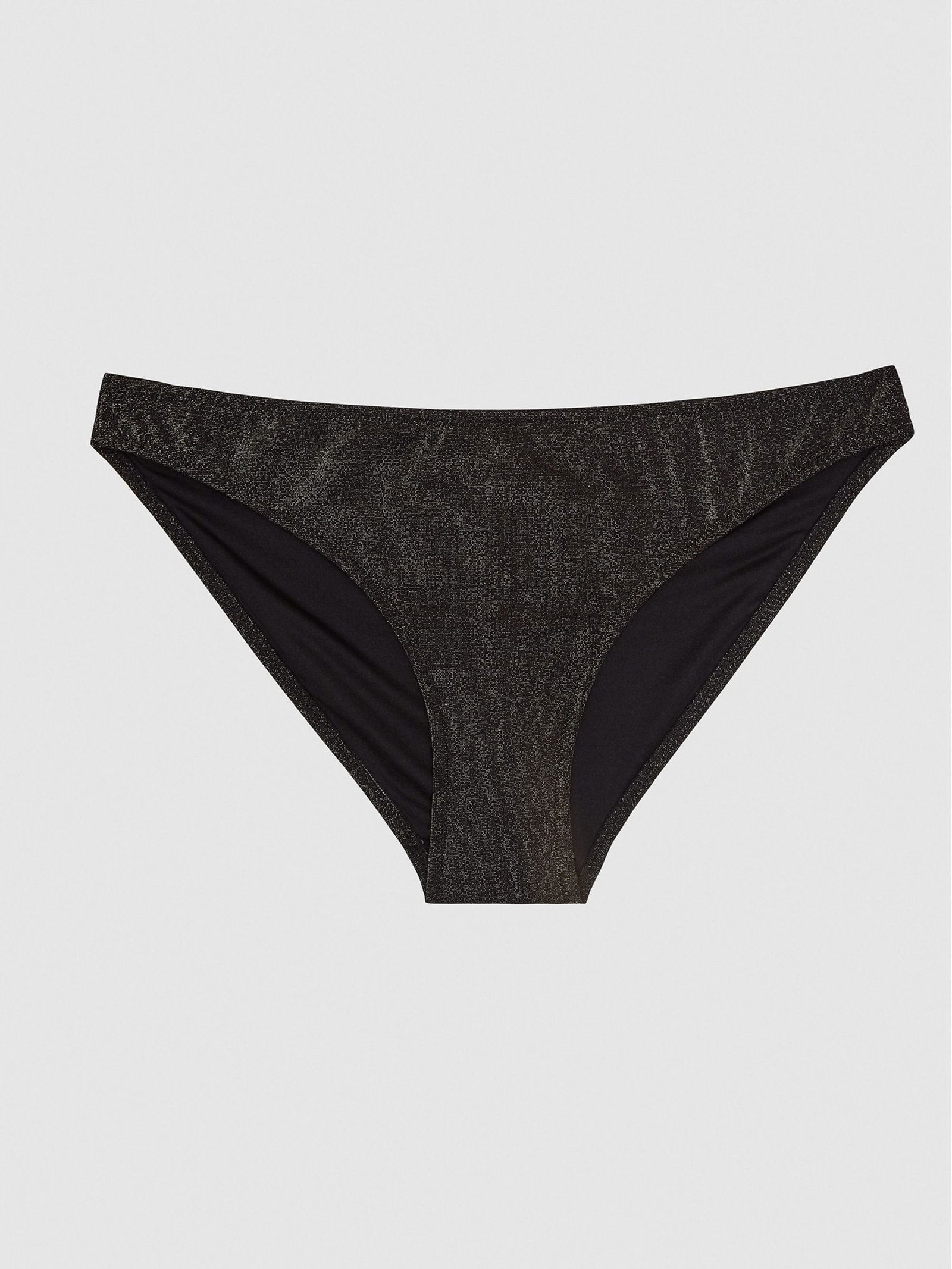 REISS Adina Metallic Bikini Briefs | endource