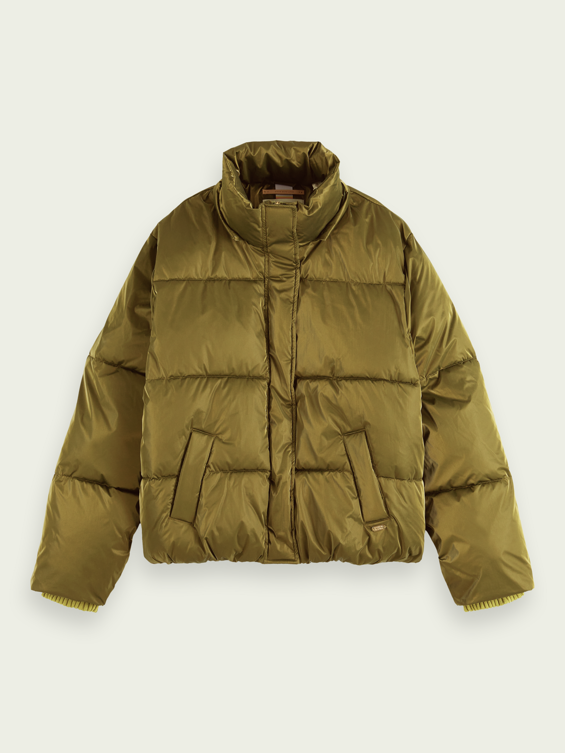SCOTCH & SODA Water-Repellent Puffer Jacket With Removable Hood in ...