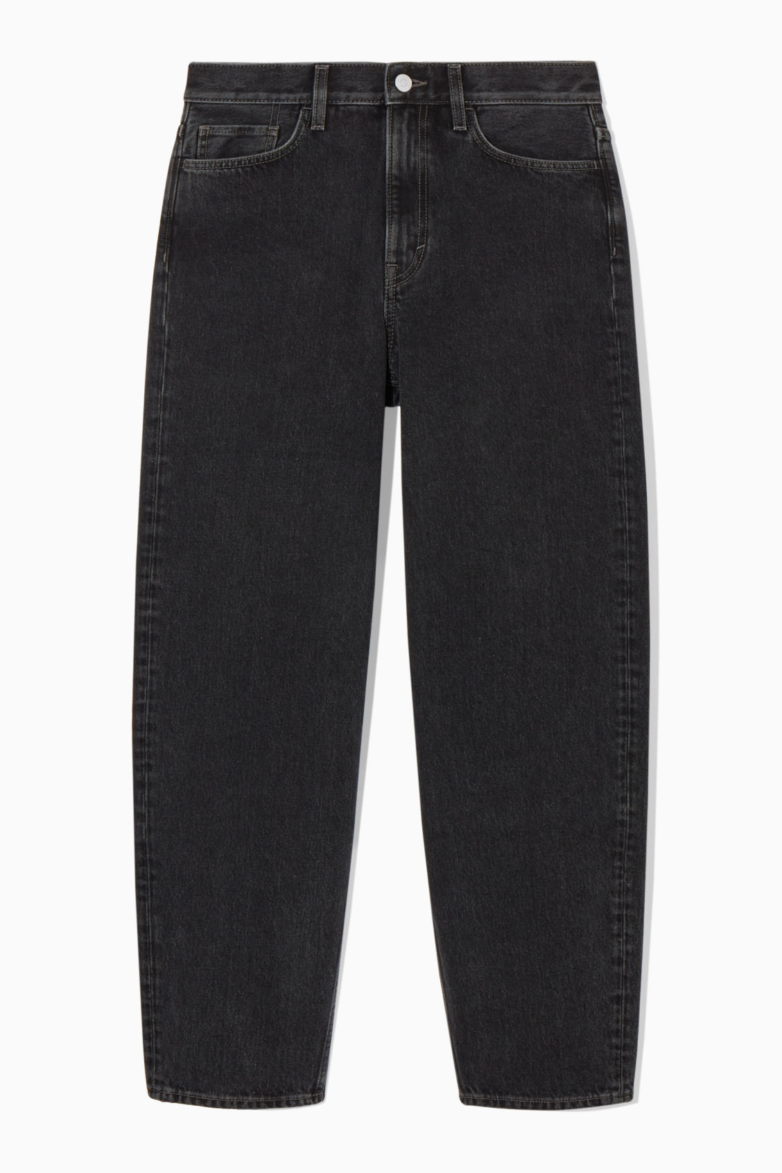 COS Arch Tapered Jeans in BLACK | endource