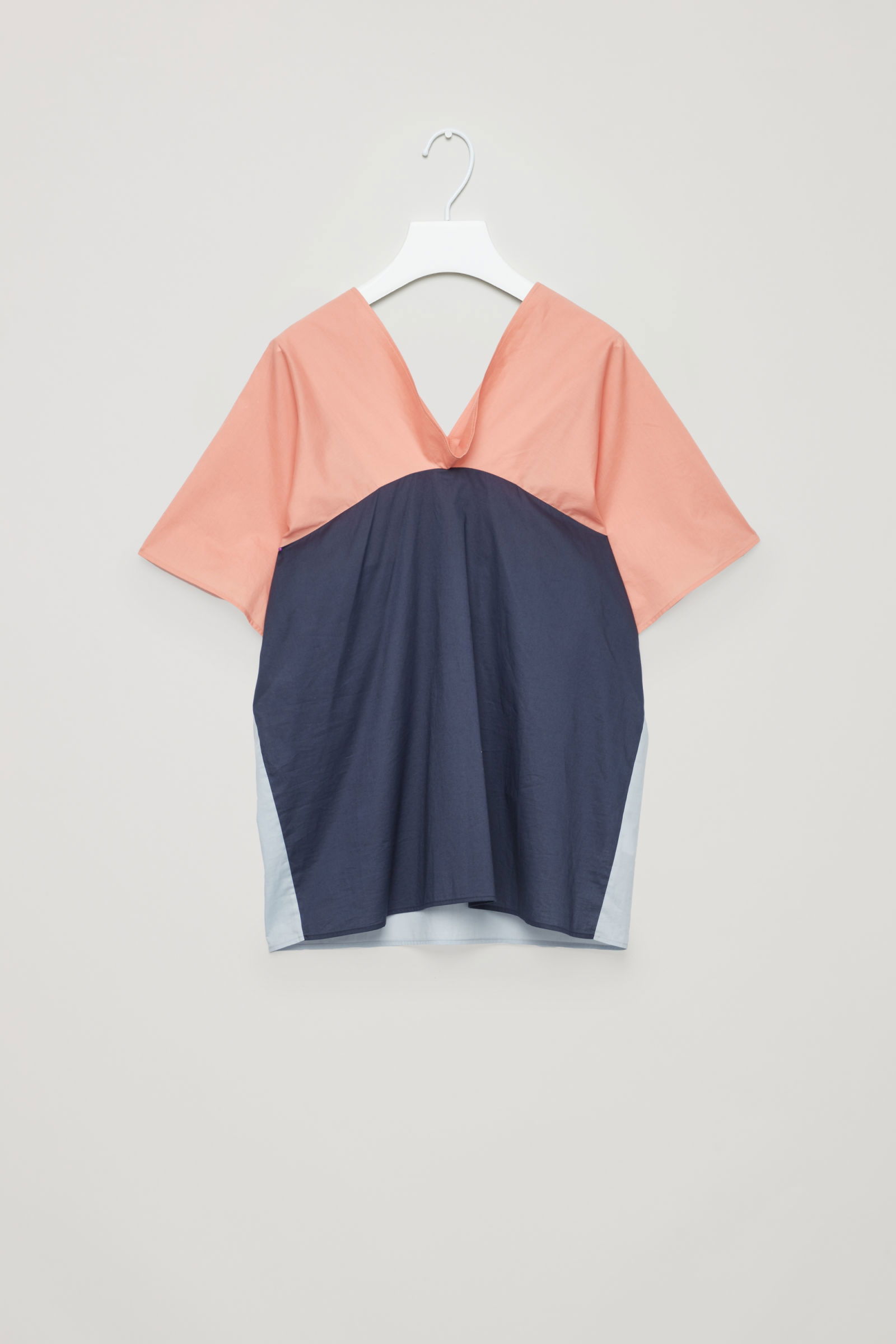 COS Draped-Neck Cotton Top | endource