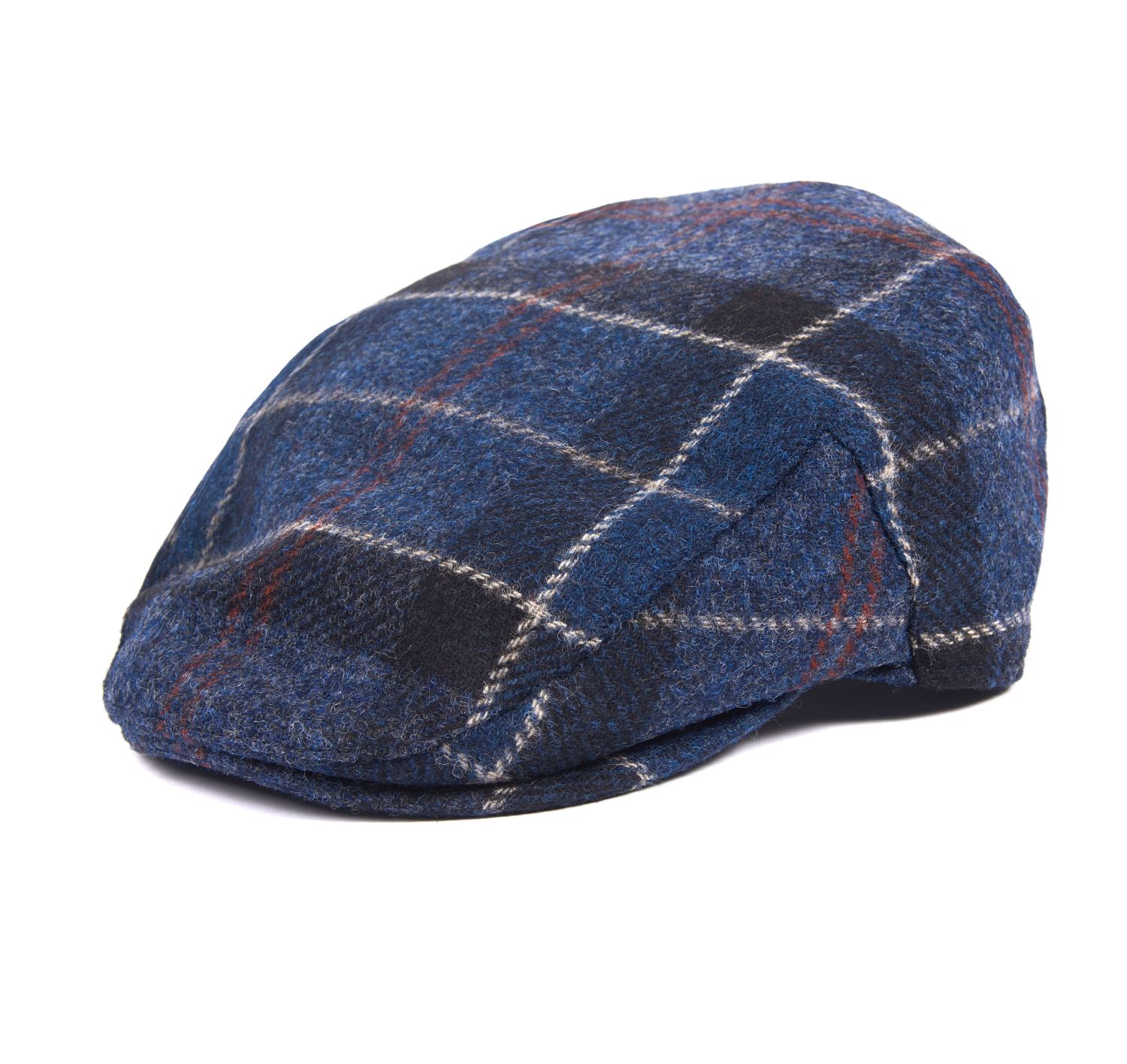 BARBOUR Moons Tweed Cap in Green Fine Overcheck | endource