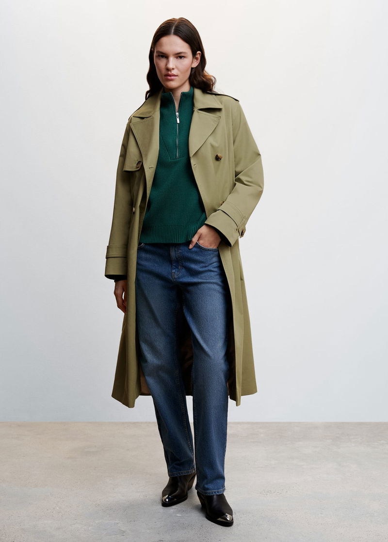 MANGO Classic Belted Trench | endource