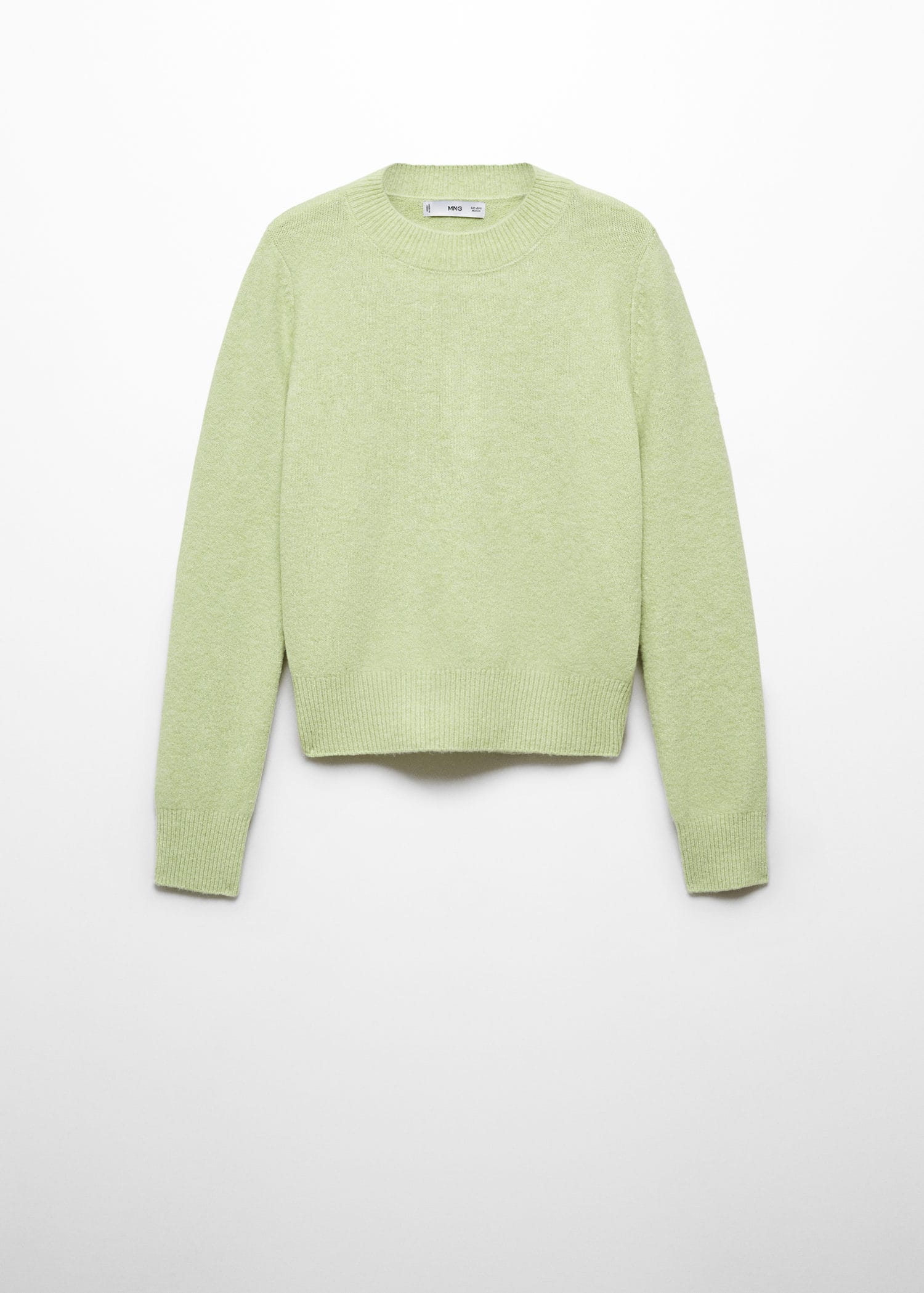 MANGO Round-Neck Knitted Sweater | endource