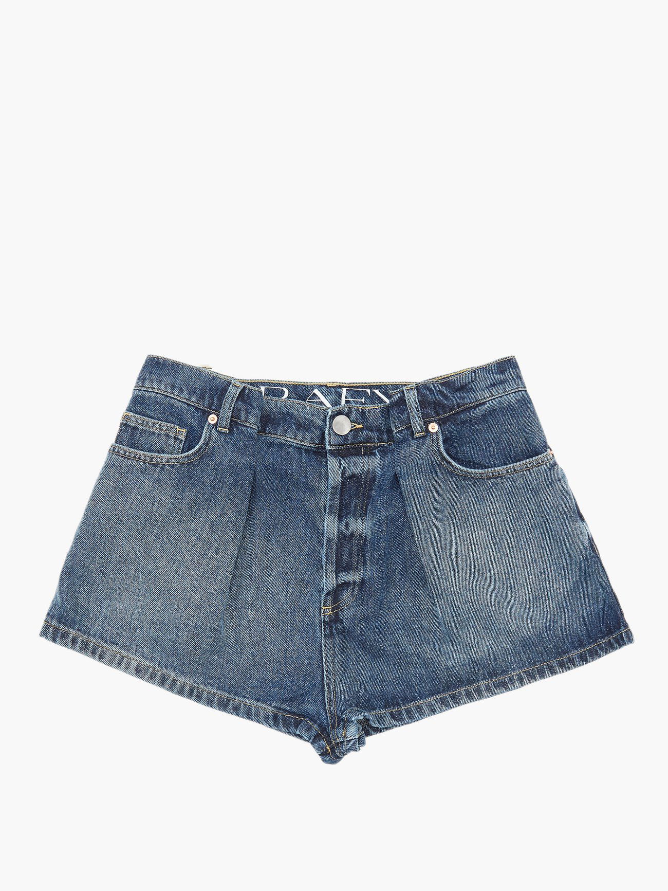 RAEY Denim Shorts in Blue | endource