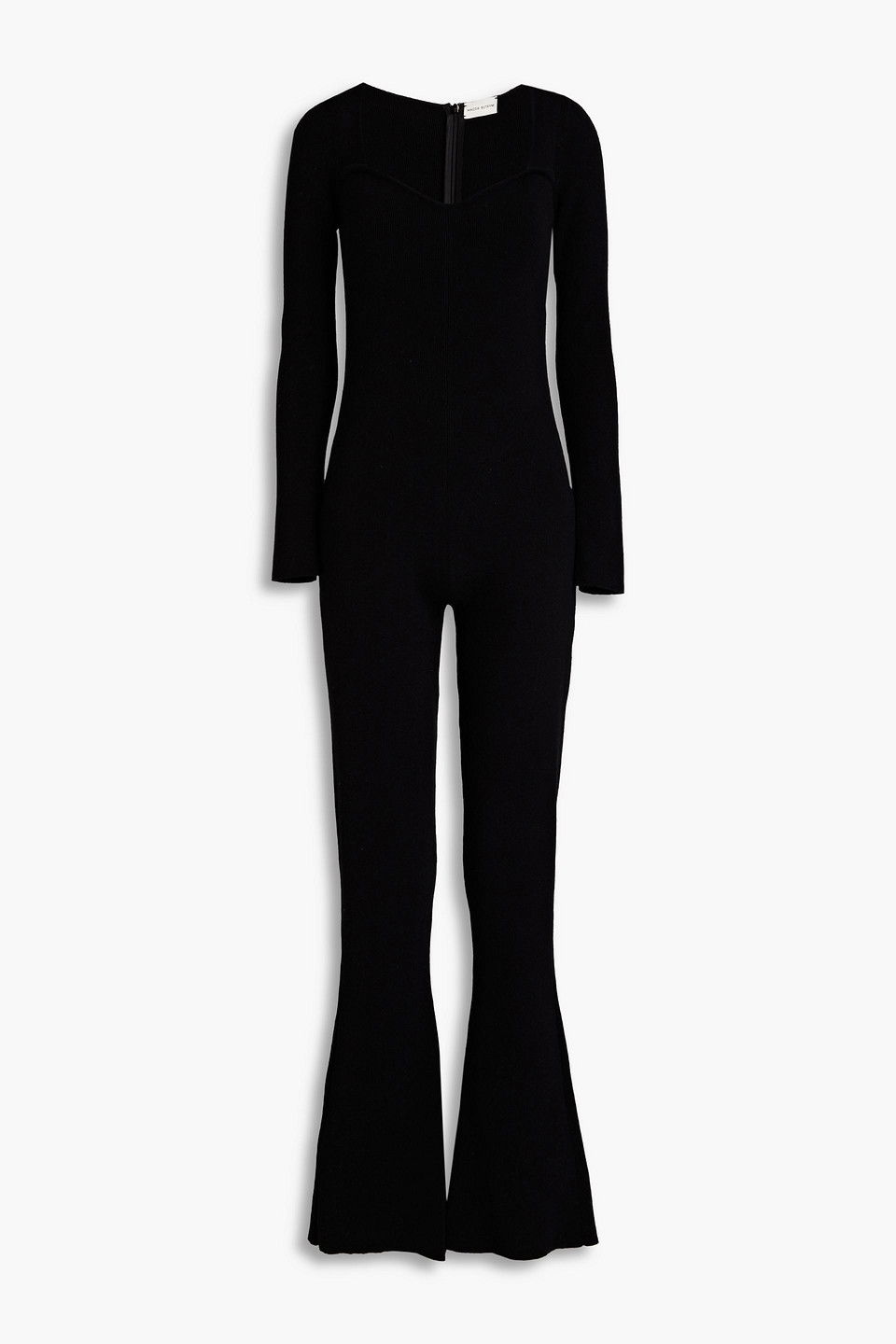 MAGDA BUTRYM Ribbed Cashmere-Blend Jumpsuit in Black | endource