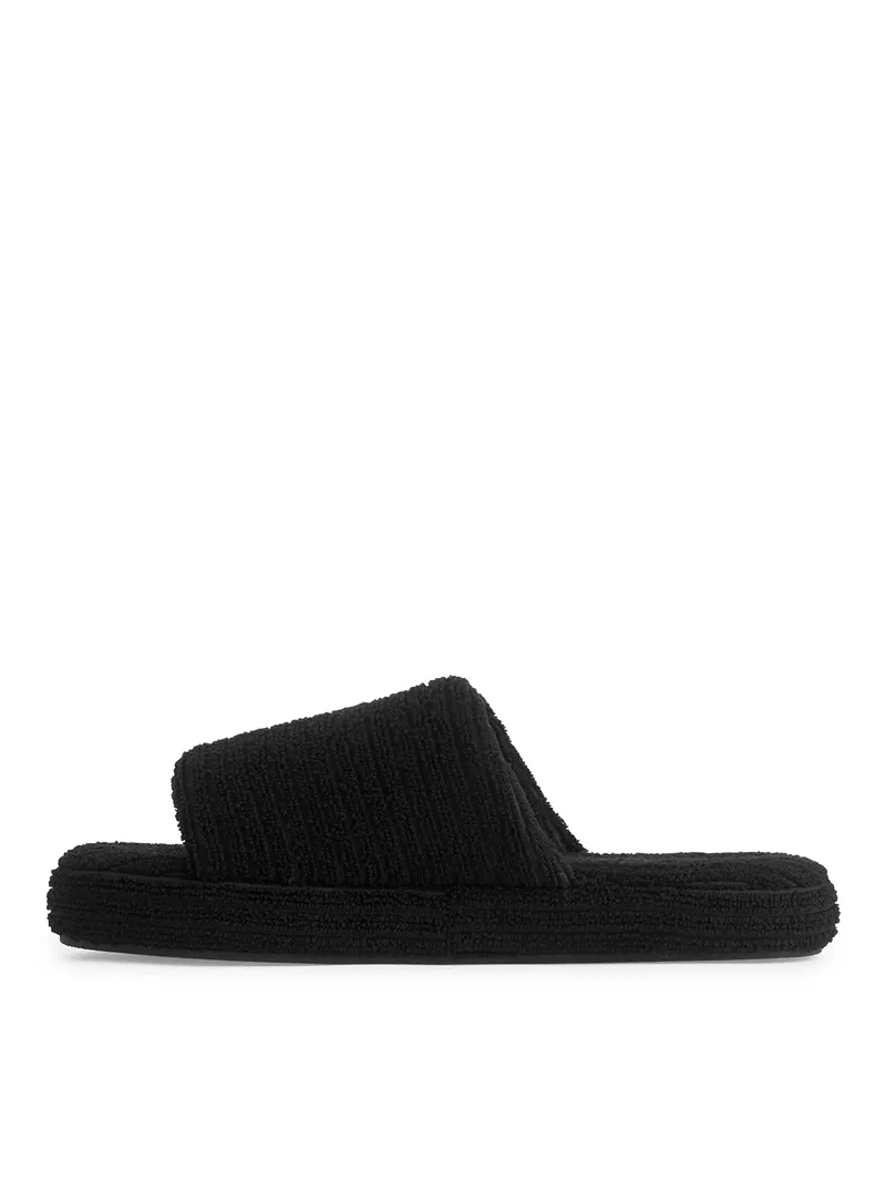 ARKET Towelling Pool Slides | Endource