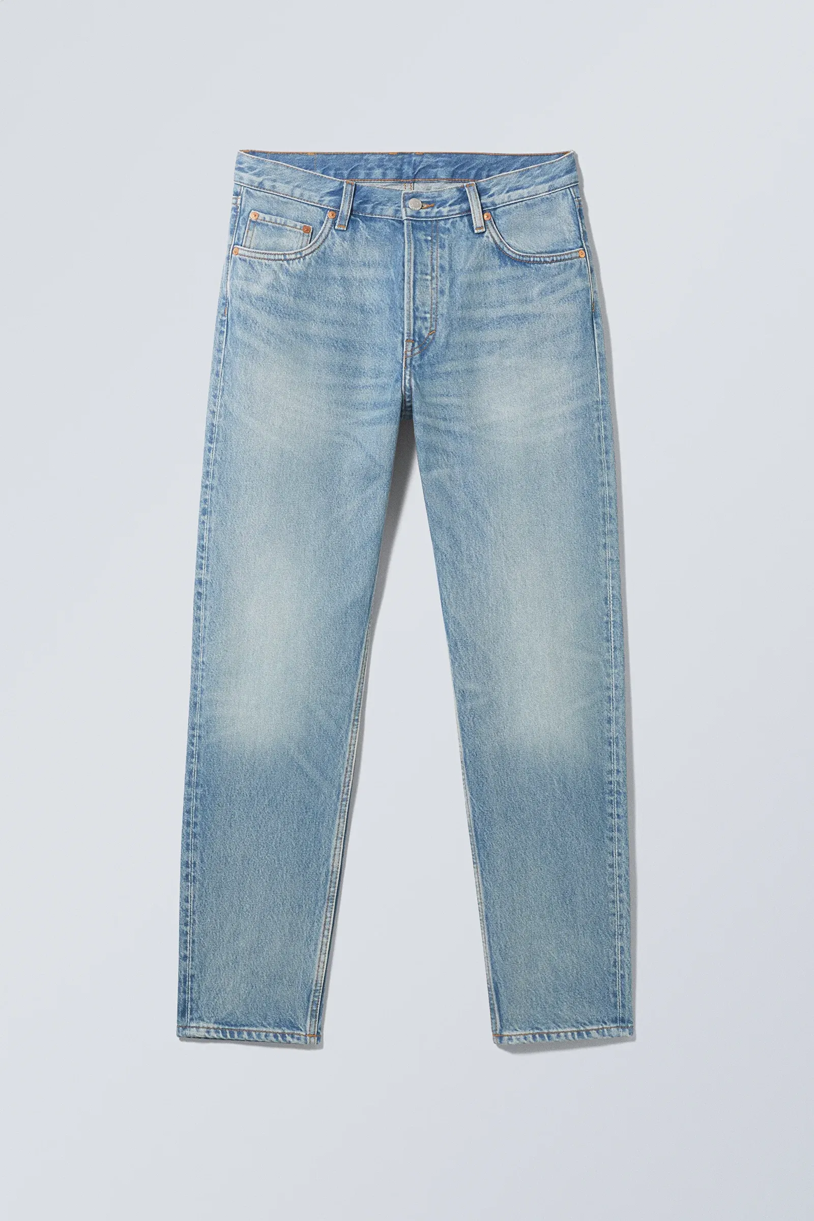 WEEKDAY Barrel Relaxed Tapered Jeans in Blue Delight | Endource
