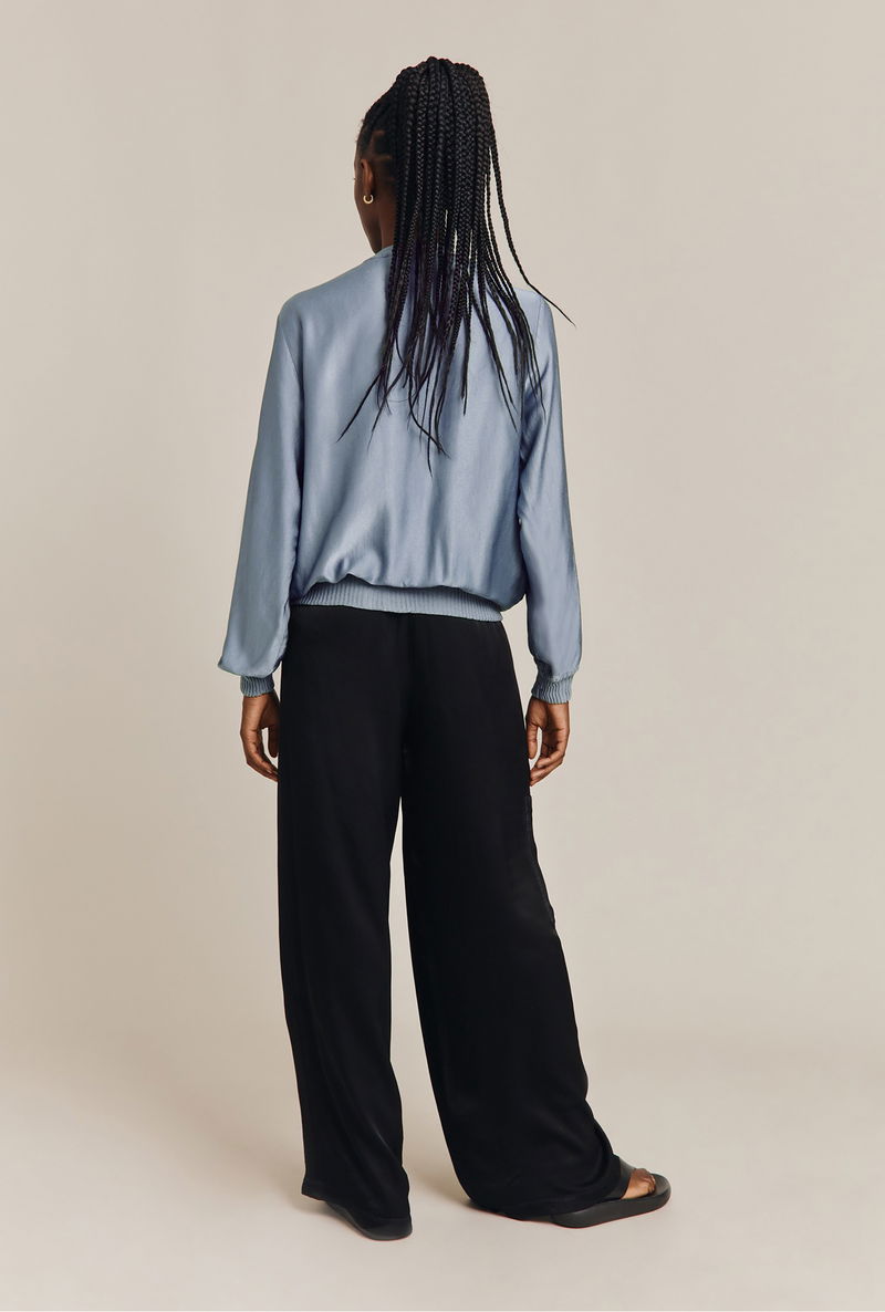 GHOST Mia Satin Bomber Jacket | Endource