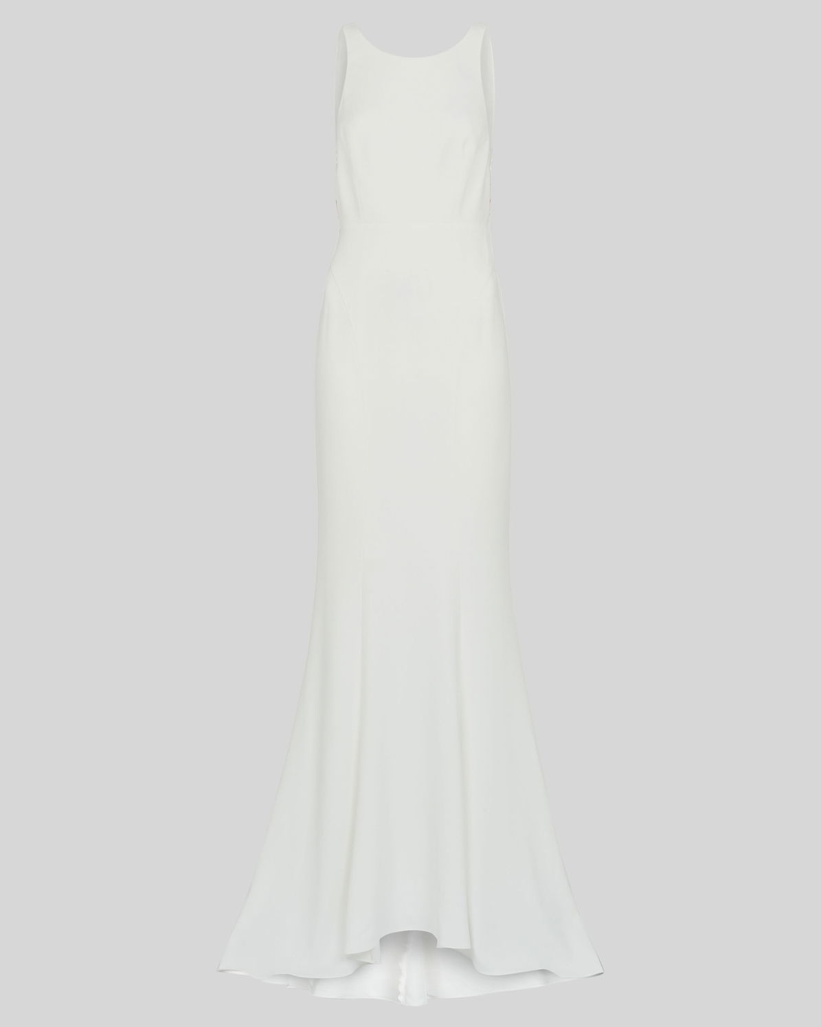 WHISTLES Lina Lace Insert Wedding Dress in Ivory | endource