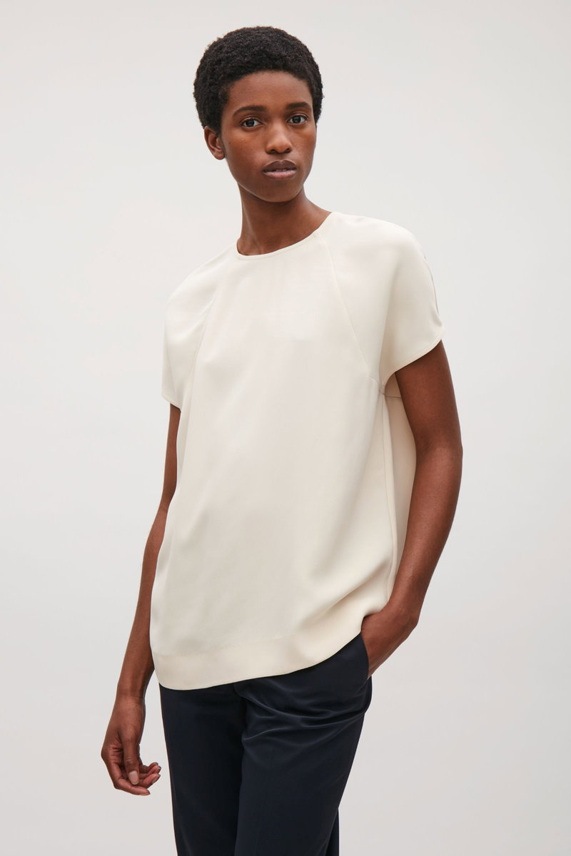 COS Boxy Crepe Top | endource