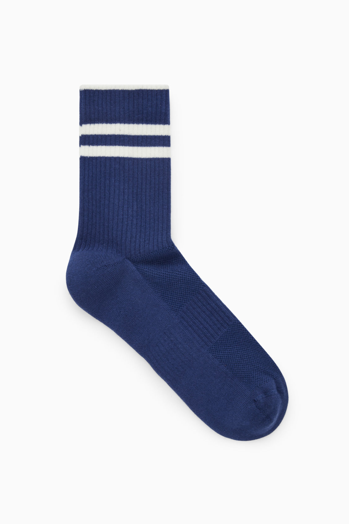 COS Striped Sports Socks in NAVY / STRIPED | Endource