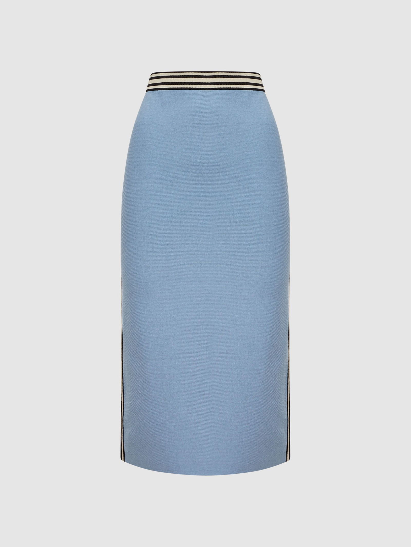 REISS Brooke High Rise Pencil Skirt Co-Ord in Blue | endource